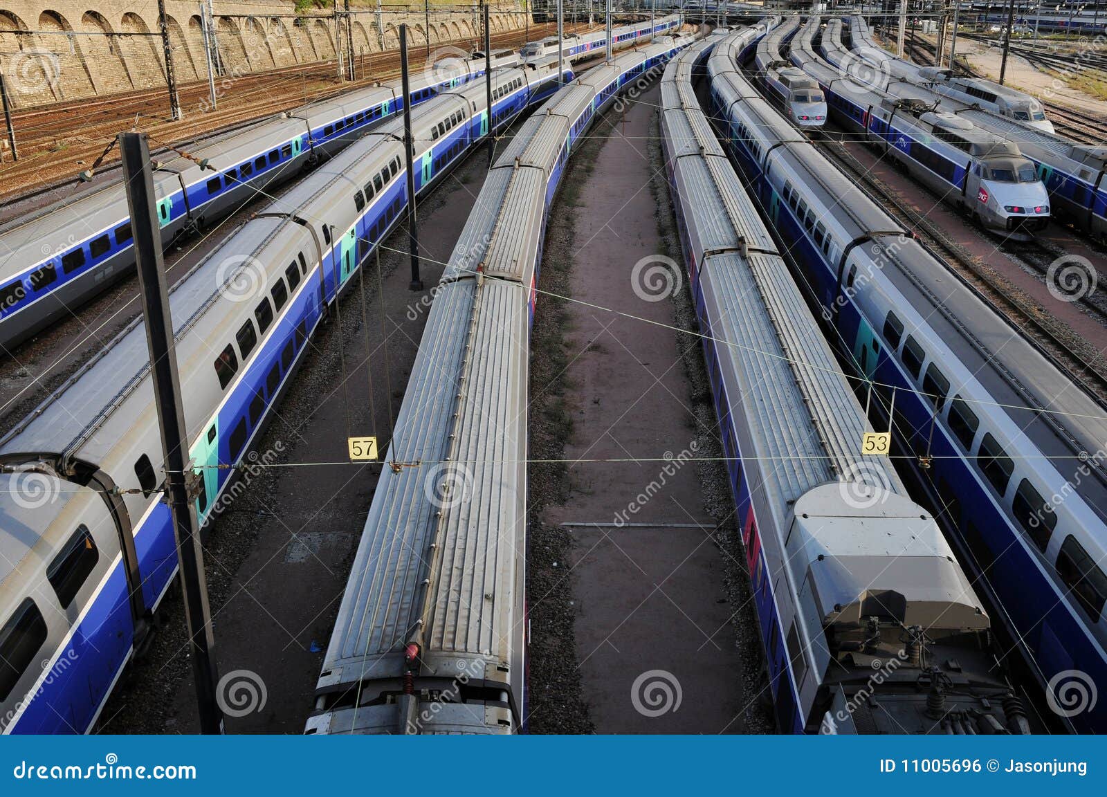 Railway Interchange Station Stock Photo - Image of paris, railway: 11005696