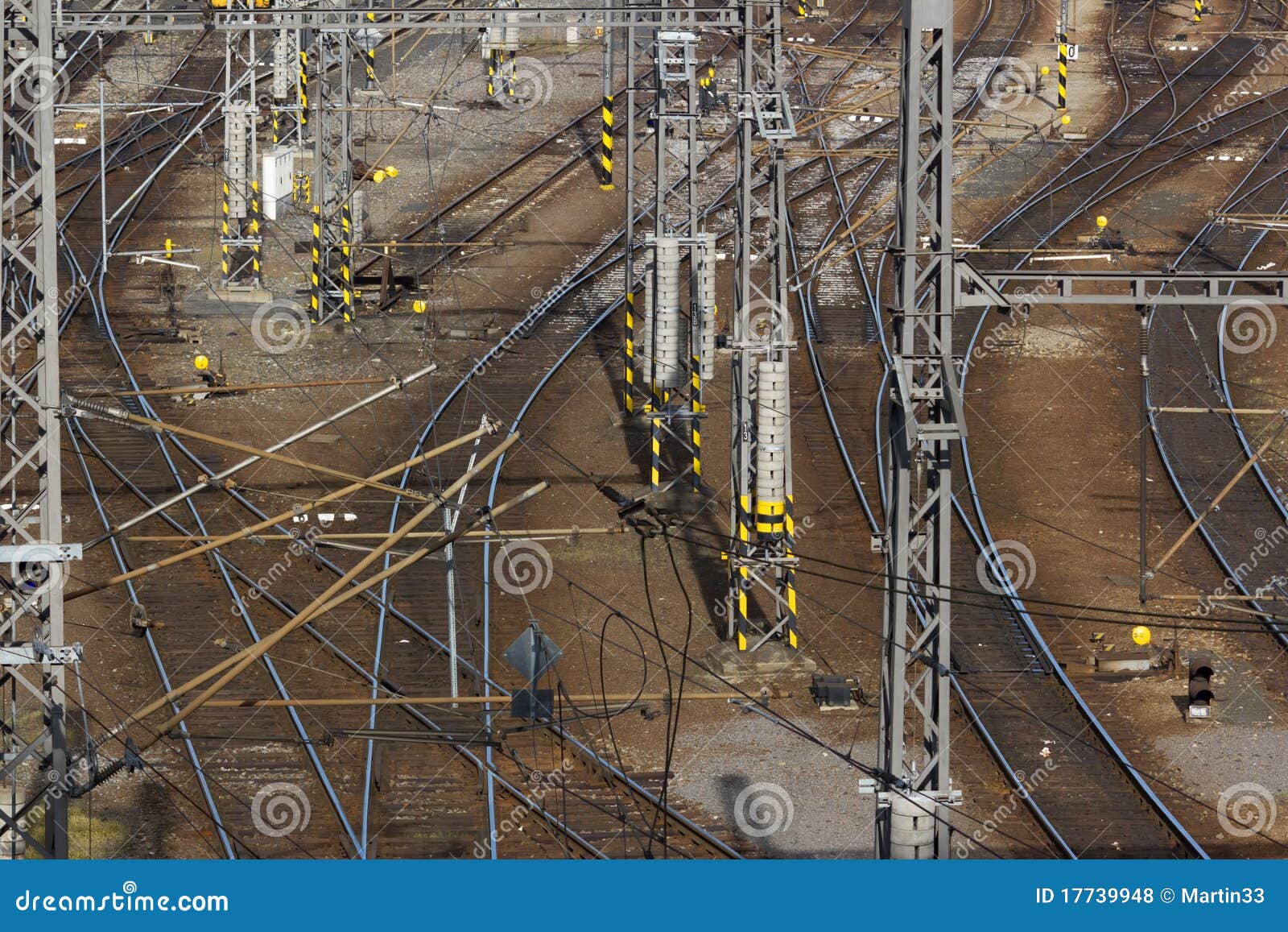 Railway Junction Stock Photo | CartoonDealer.com #17739948