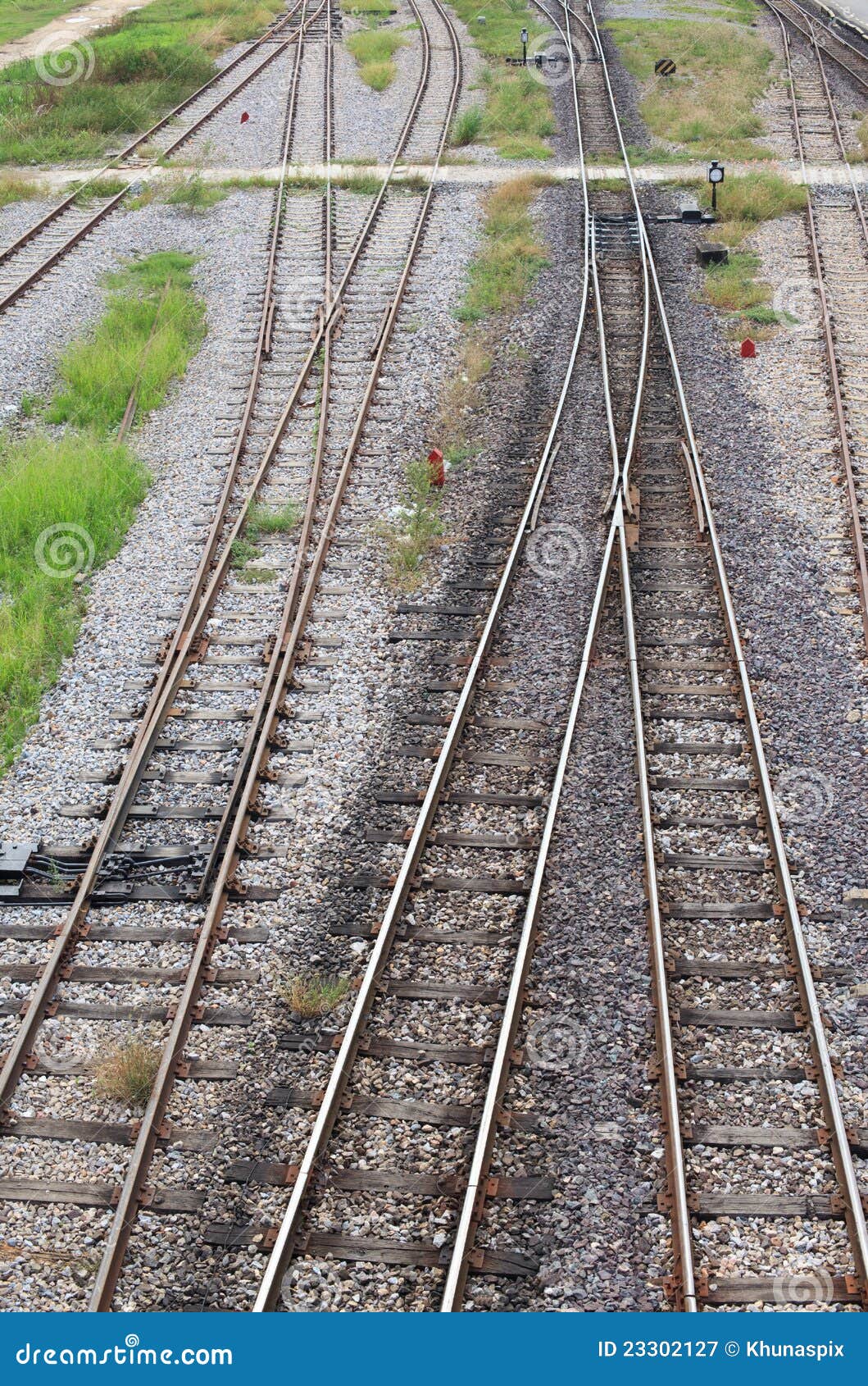 Railway junction stock image. Image of lost, platform - 23302127