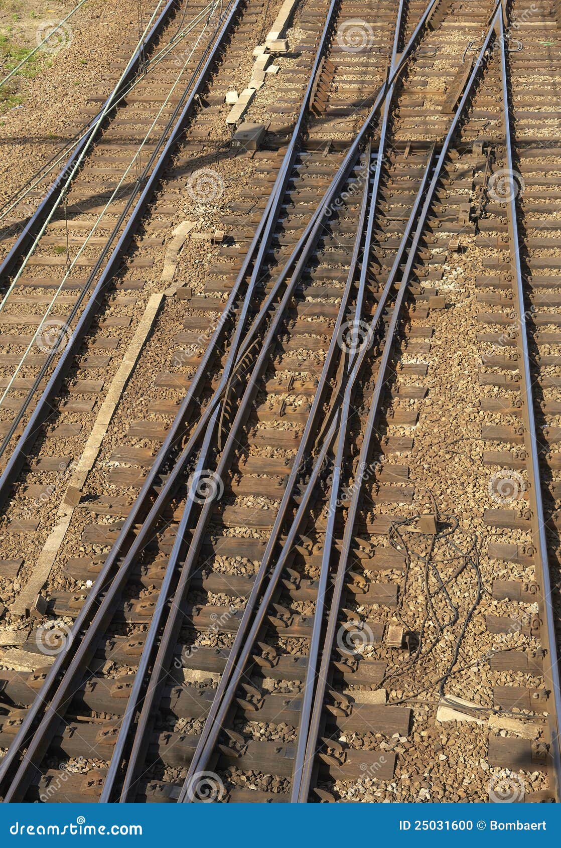A railway junction stock photo. Image of sign, mainline - 25031600