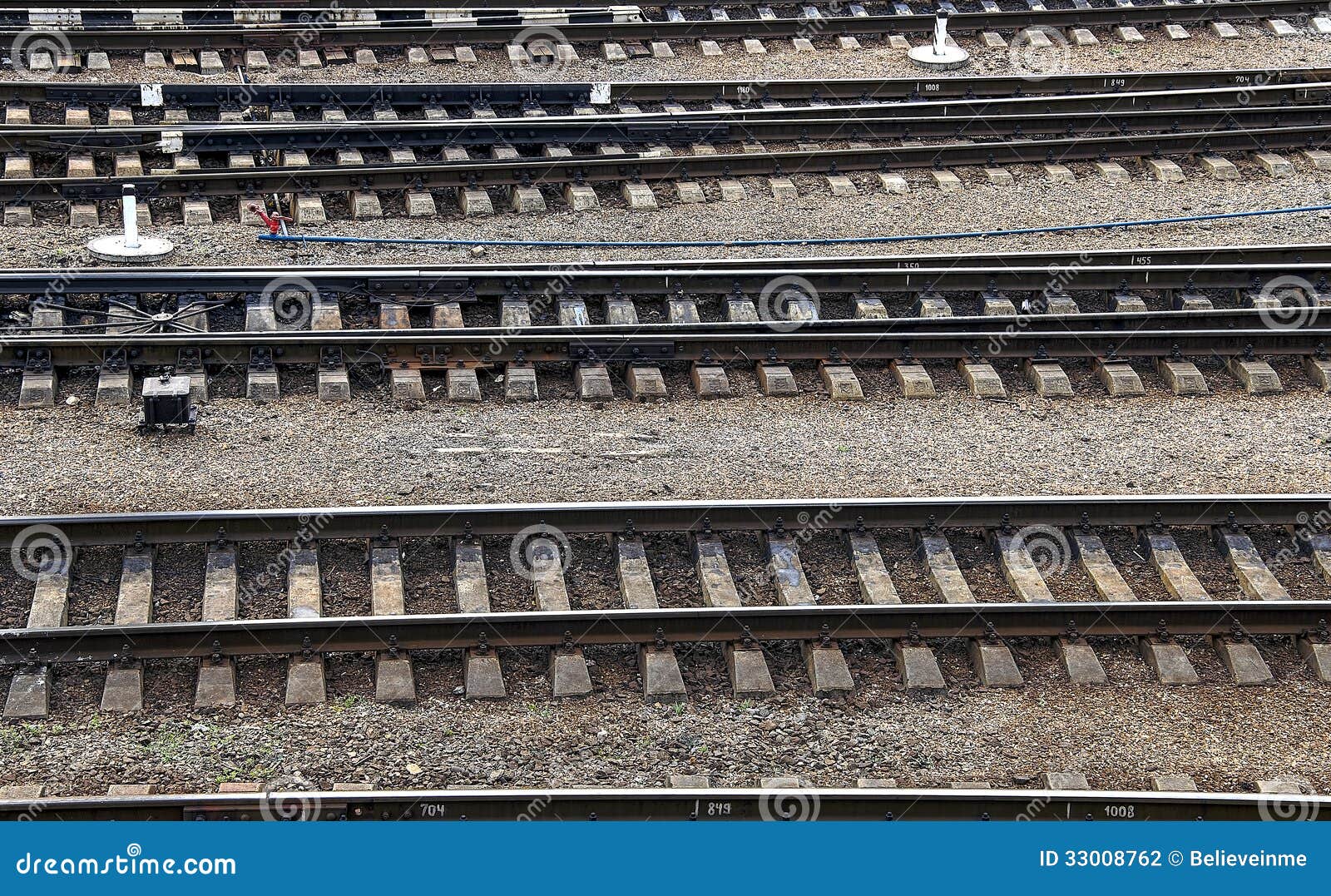 Railway junction stock photo. Image of switch, metal - 33008762