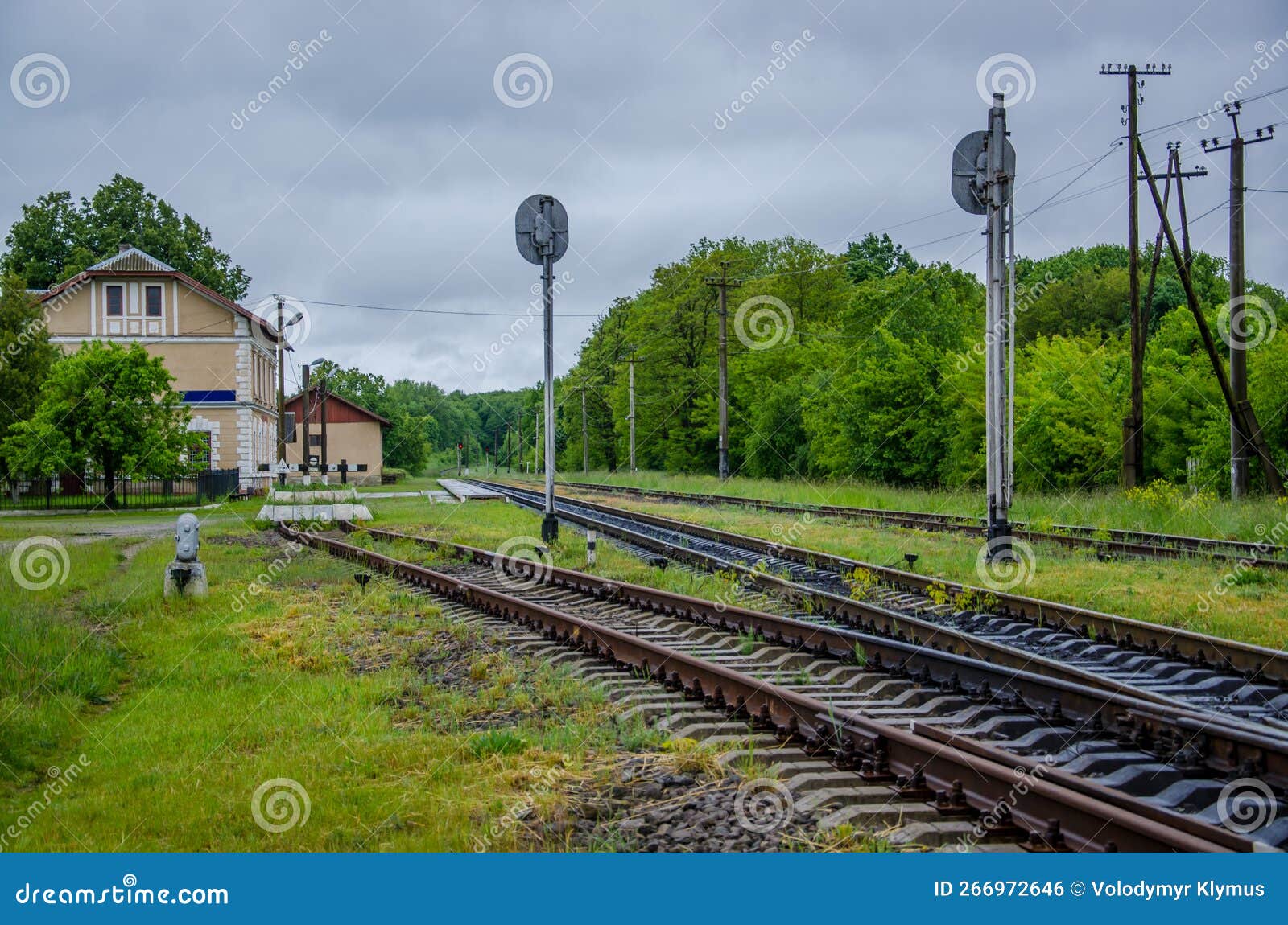 Railway junction stock photo. Image of travel, track - 266972646