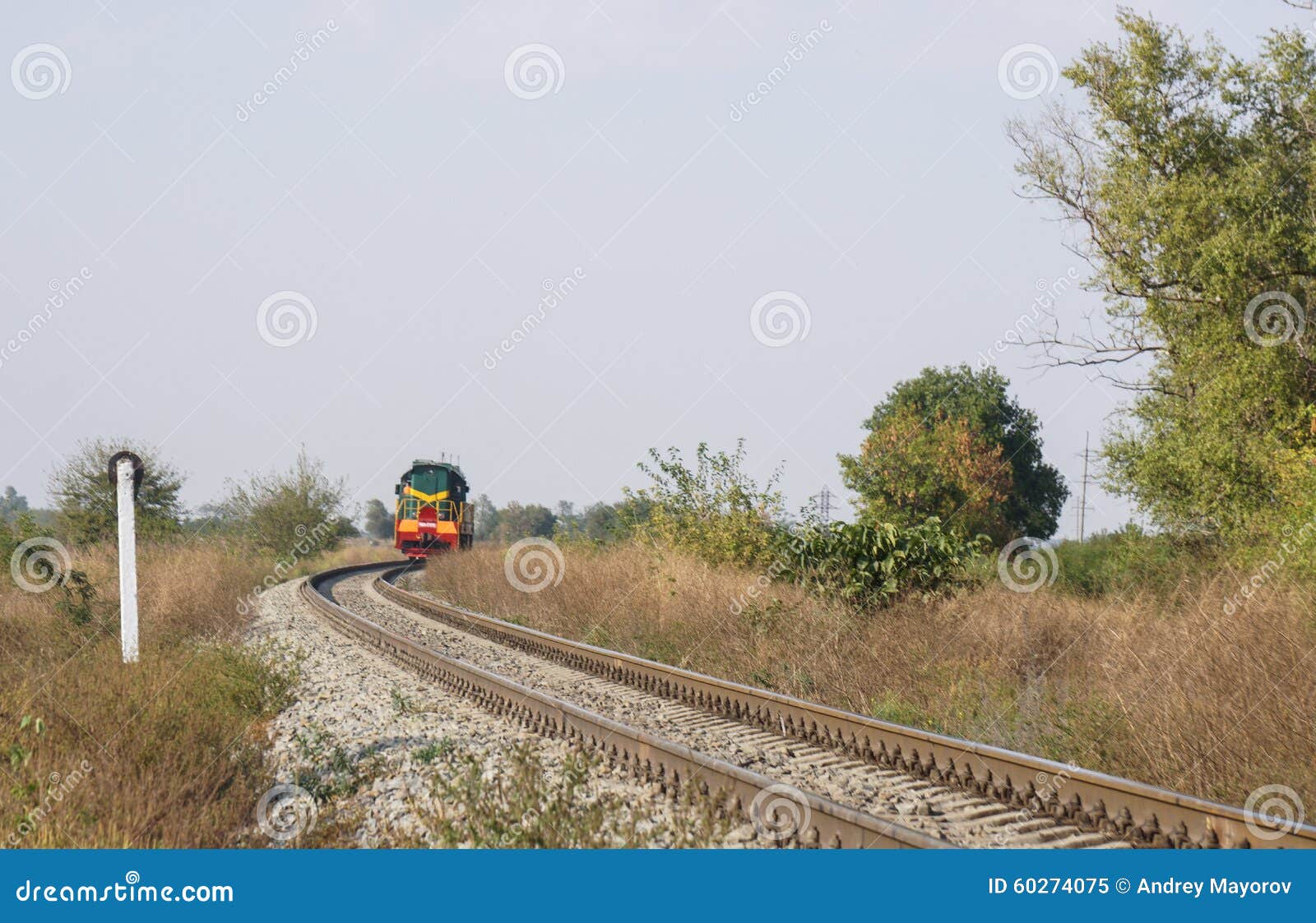 Railway stock image. Image of naturetrain, turn, railway - 60274075