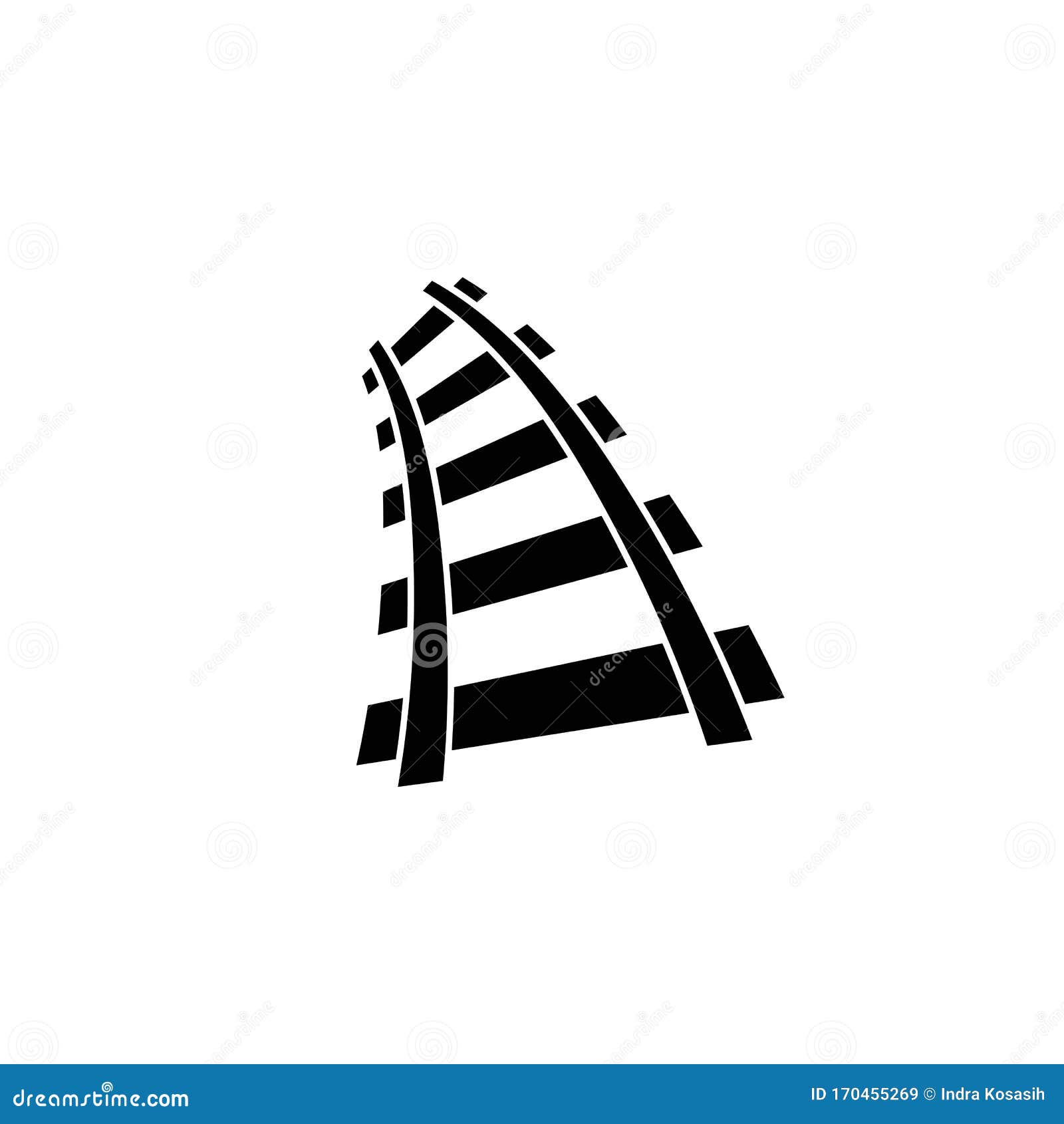 Railway Logo , Vector Icon Illustration Stock Vector - Illustration of ...