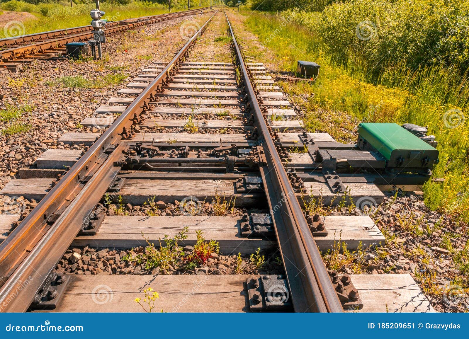 Changing Railway Tracks Royalty-Free Stock Image | CartoonDealer.com ...