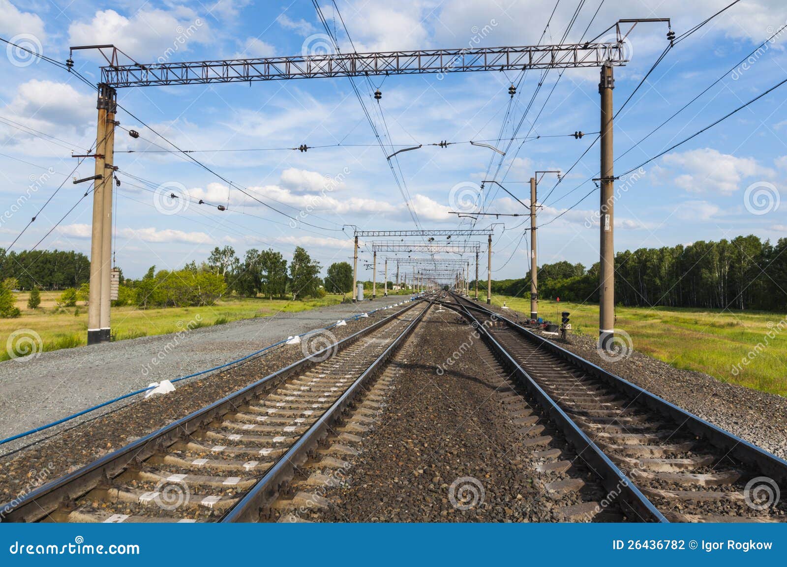 Railway multiple paths stock photo. Image of dividing - 26436782