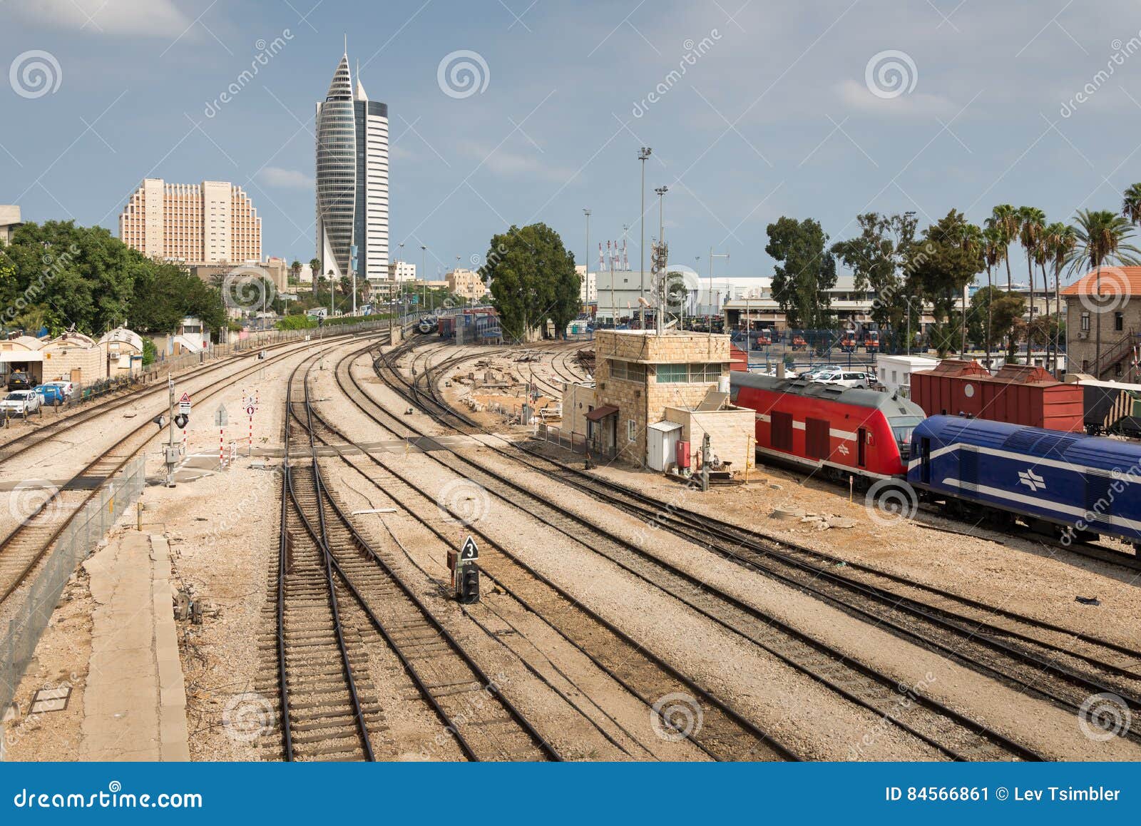 Railway museum in Haifa editorial photo. Image of tower - 84566861