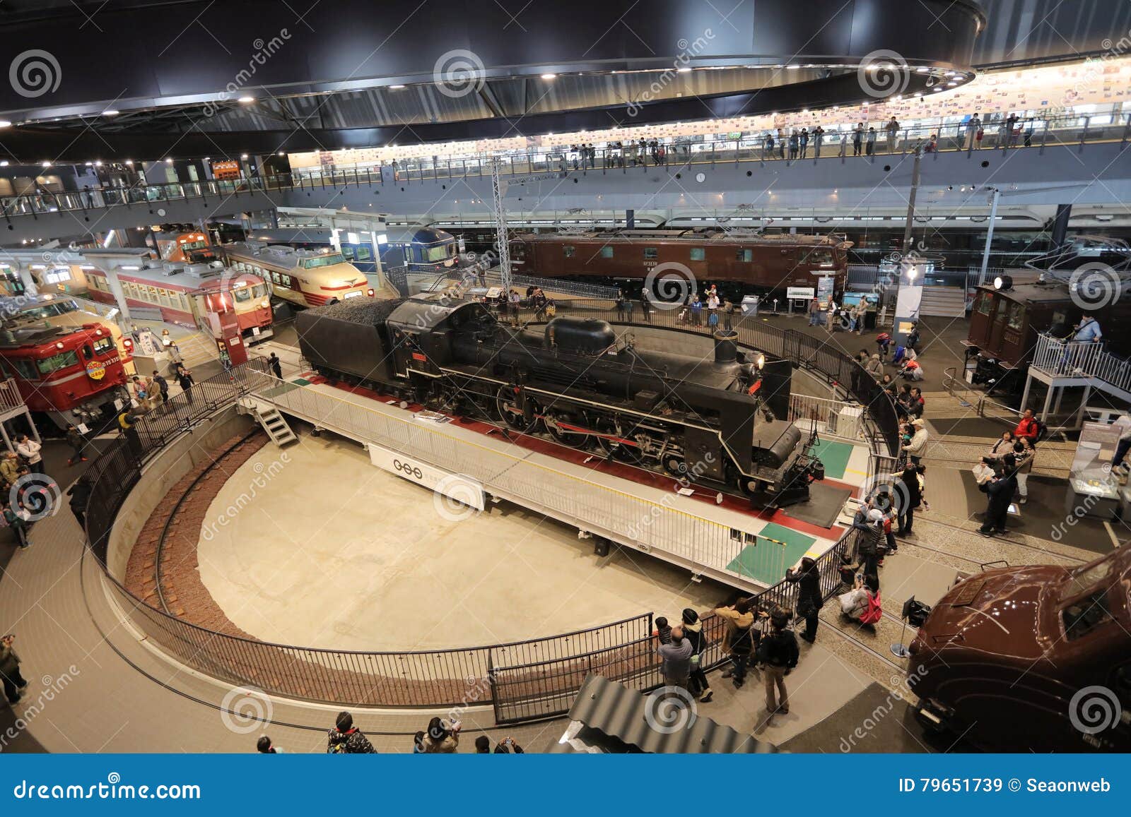 The Railway Museum Omiya, Japan Editorial Stock Image - Image of train ...