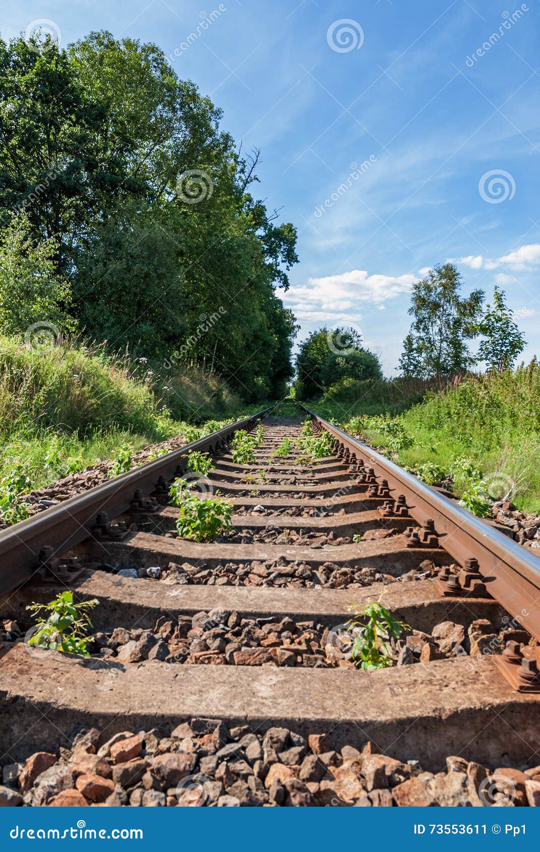 Rusty Track And Points Of The Remote Disused Rowtor Target Railway ...