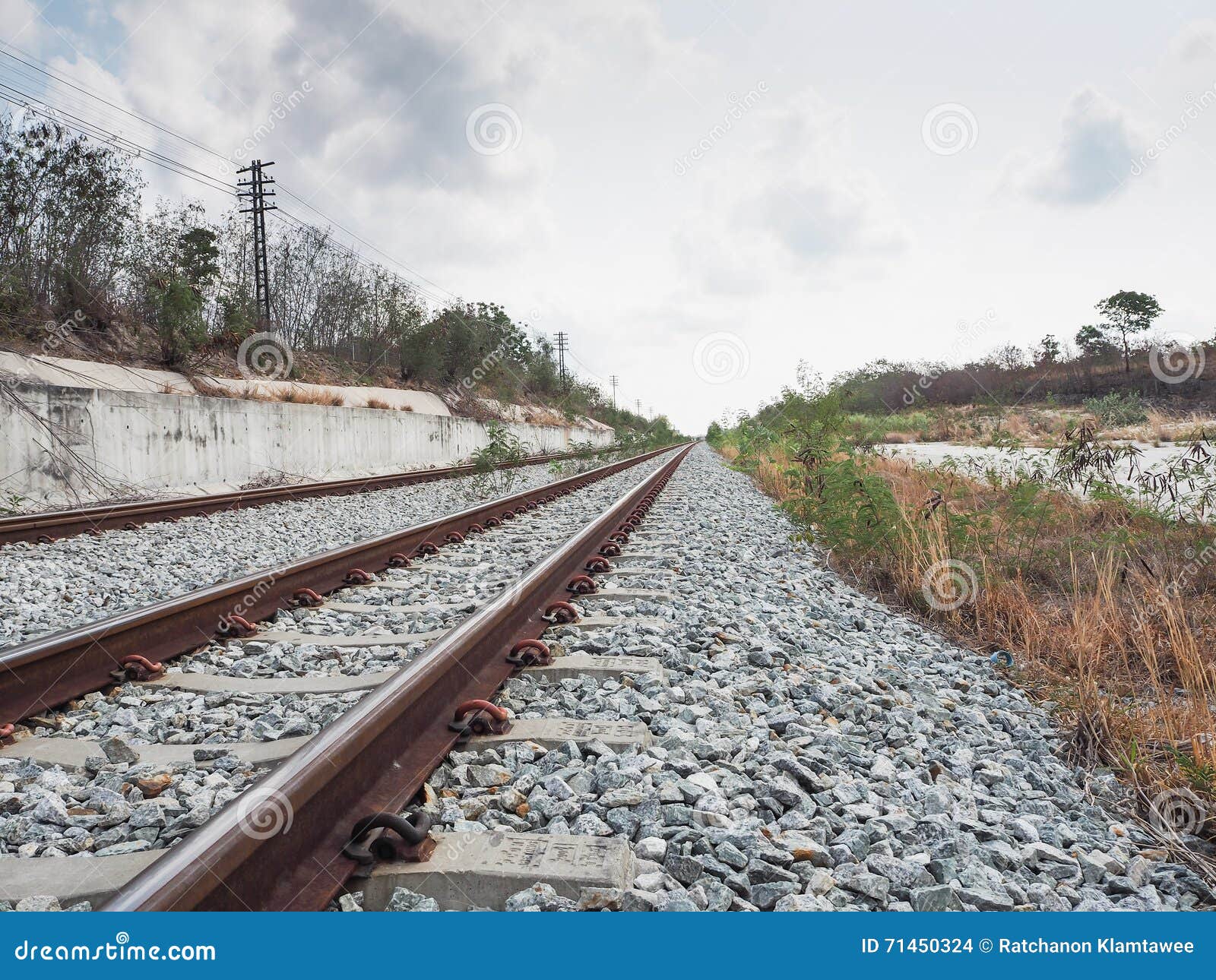 Railway stock photo. Image of railroads, trains, parallels - 71450324