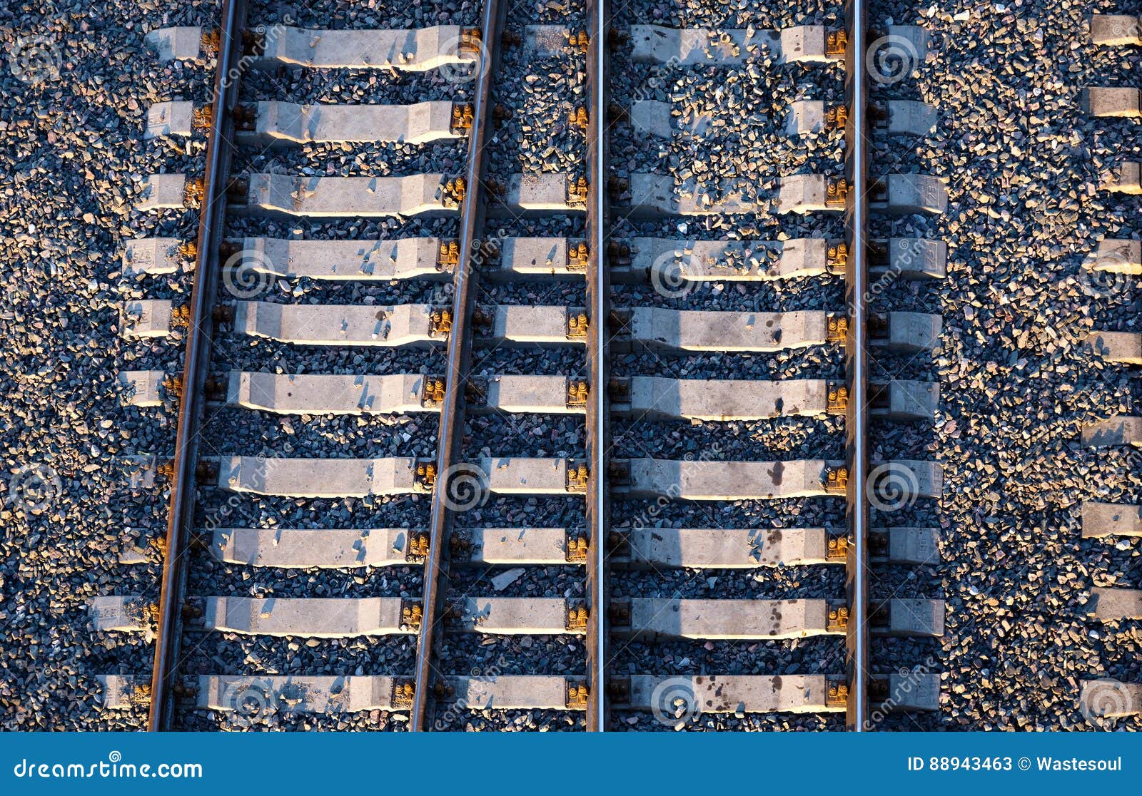 Railway path from above stock image. Image of iron, track - 88943463