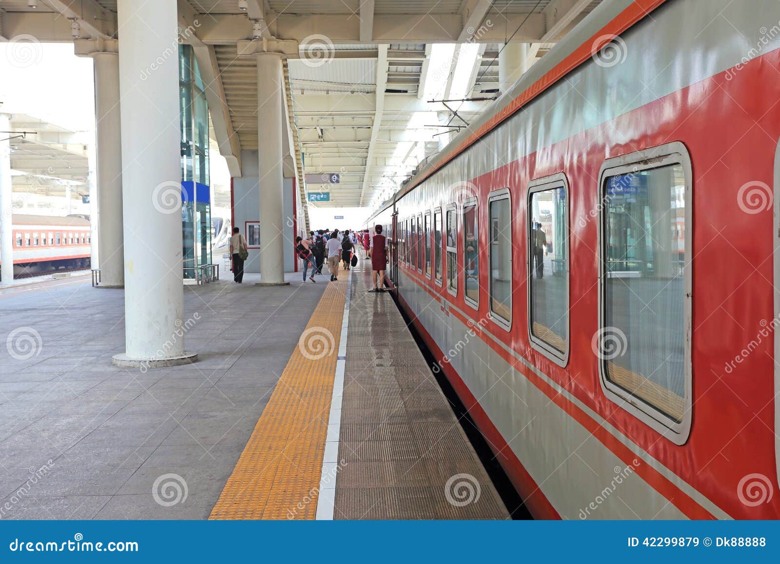 Railway platform stock image. Image of facilities, china - 42299879