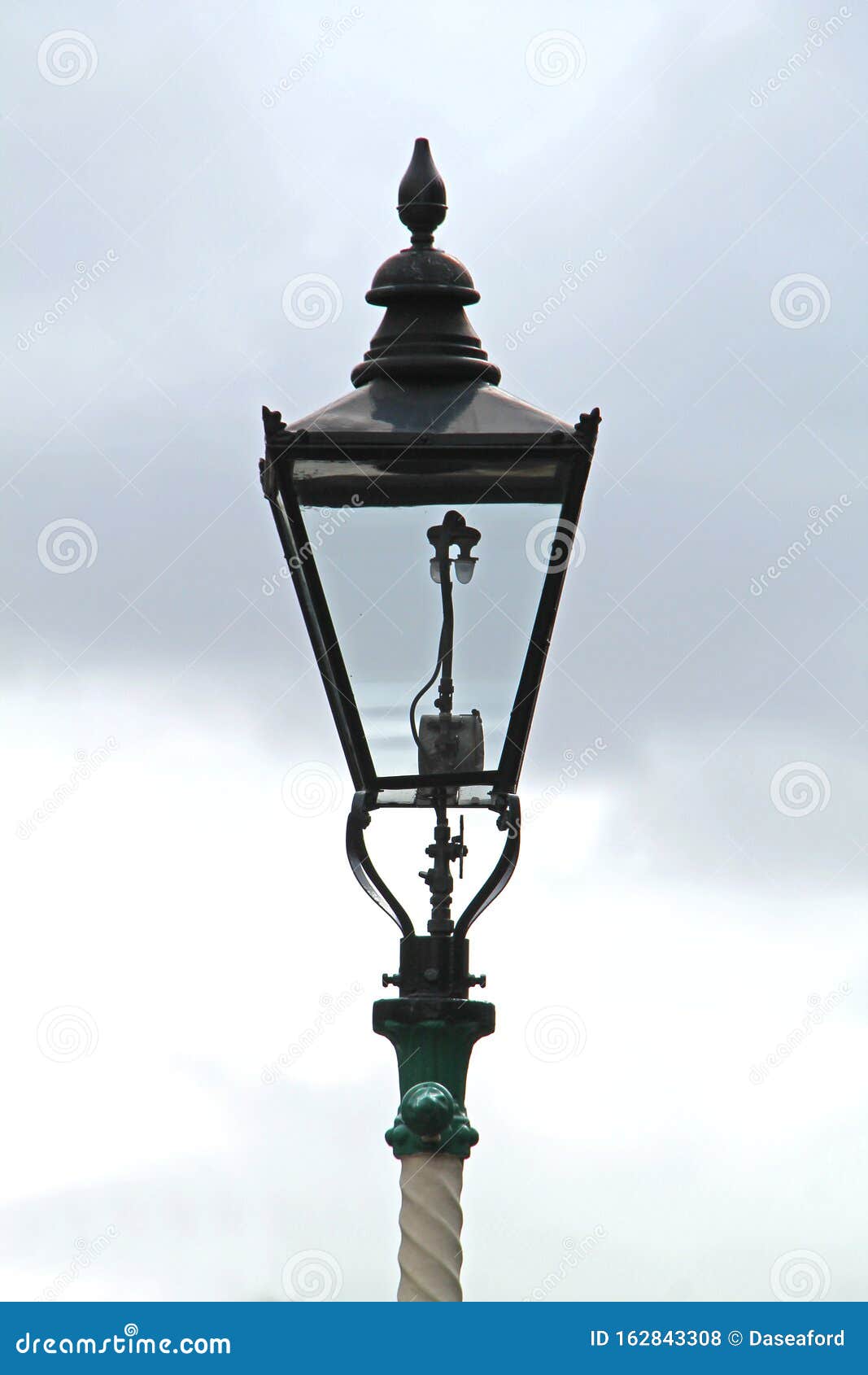 Railway Platform Lamp Light. Stock Photo - Image of lighting, vintage ...