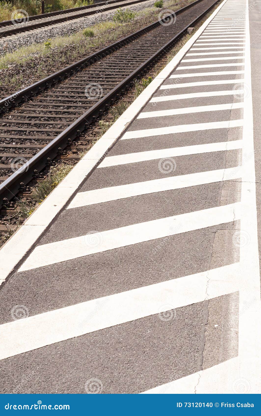 Railway platform stock photo. Image of public, color - 73120140