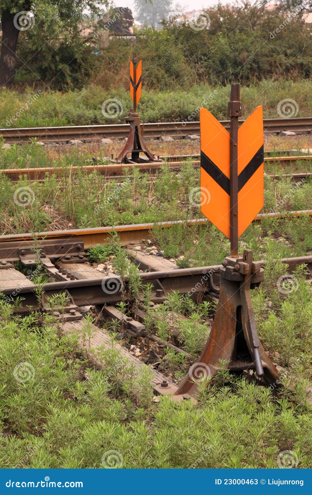 Rail Switch Stock Image | CartoonDealer.com #115009387