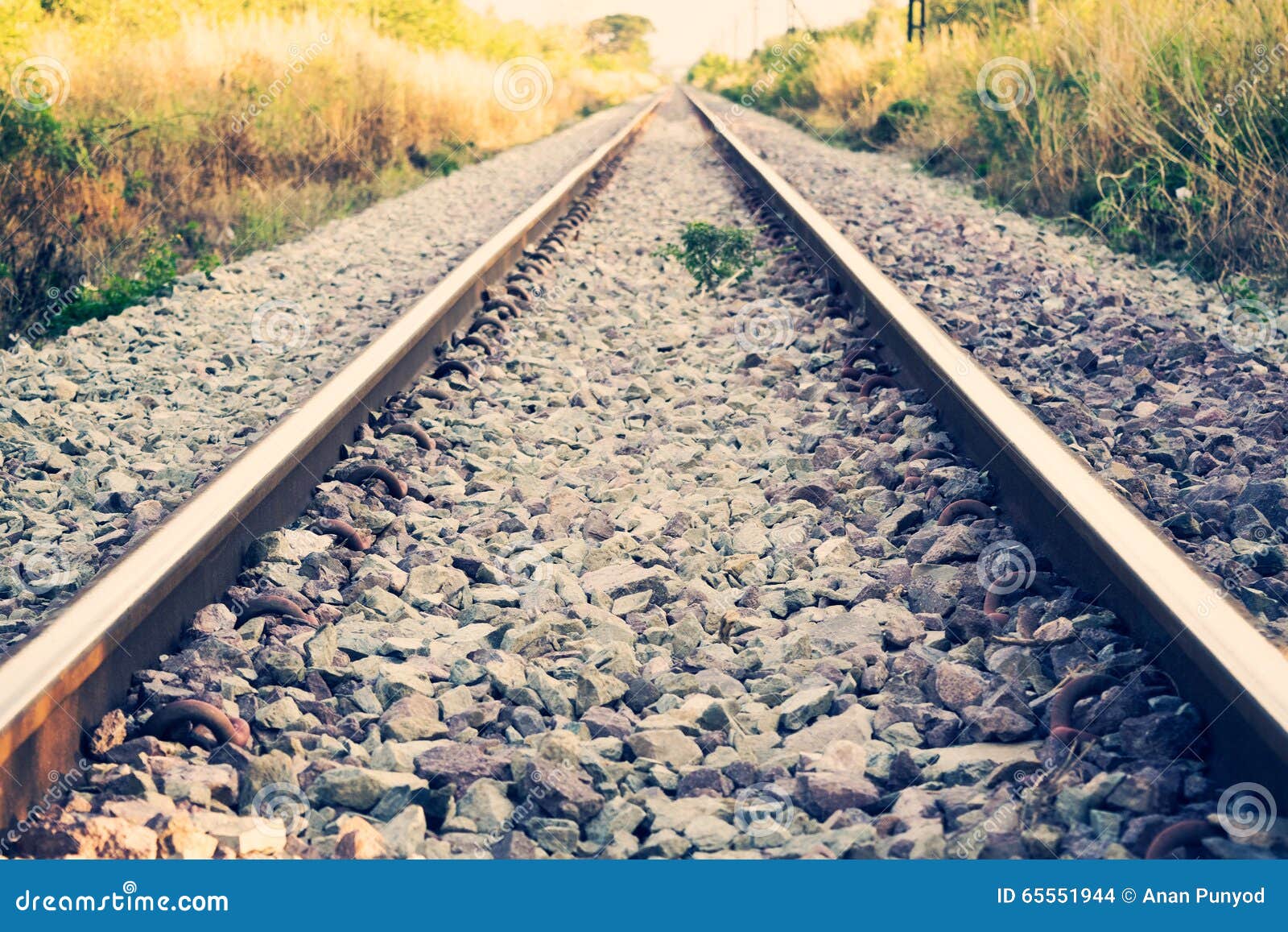 Railway or Railroad Tracks for Train Transportation (vintage Style ...