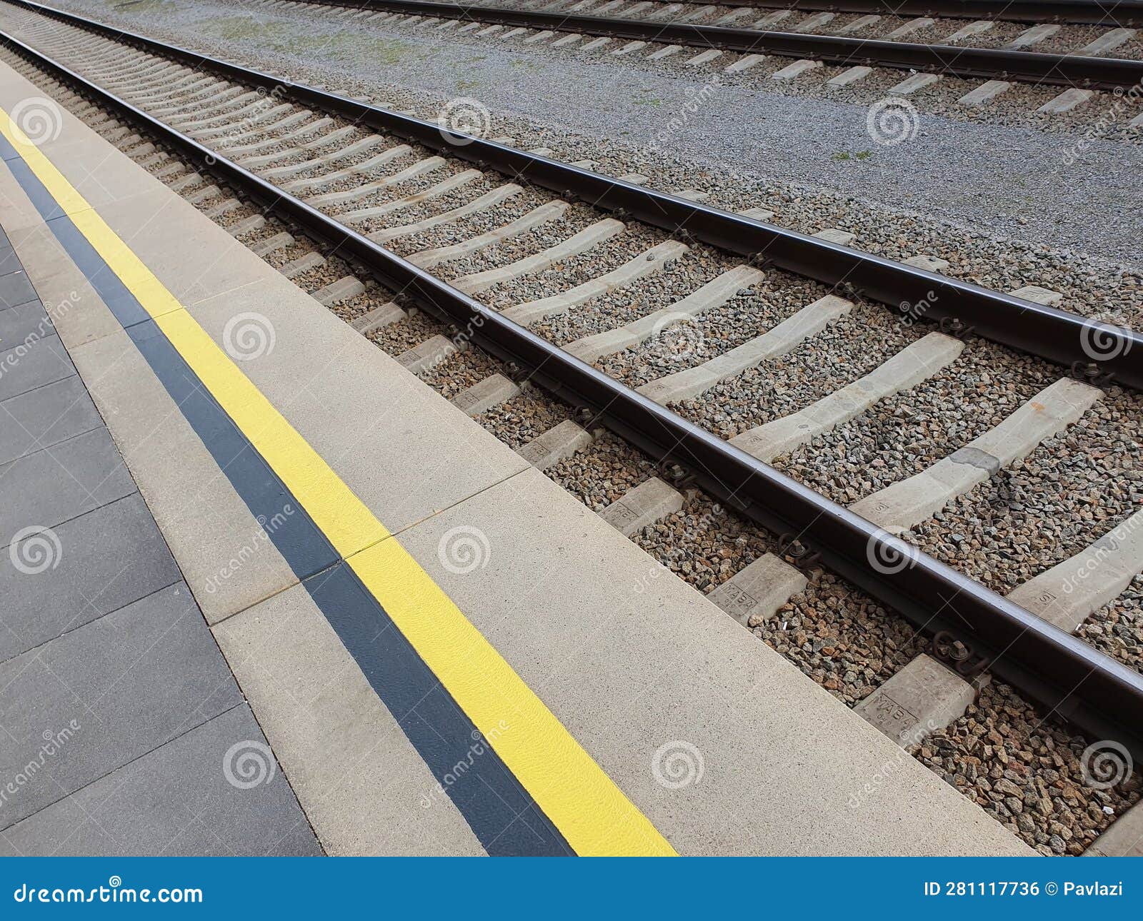 Railway Rails and the Platform, Close Up Stock Photo - Image of vienna ... Railway Rails and the Platform, Close Up Stock Photo - Image of vienna ...