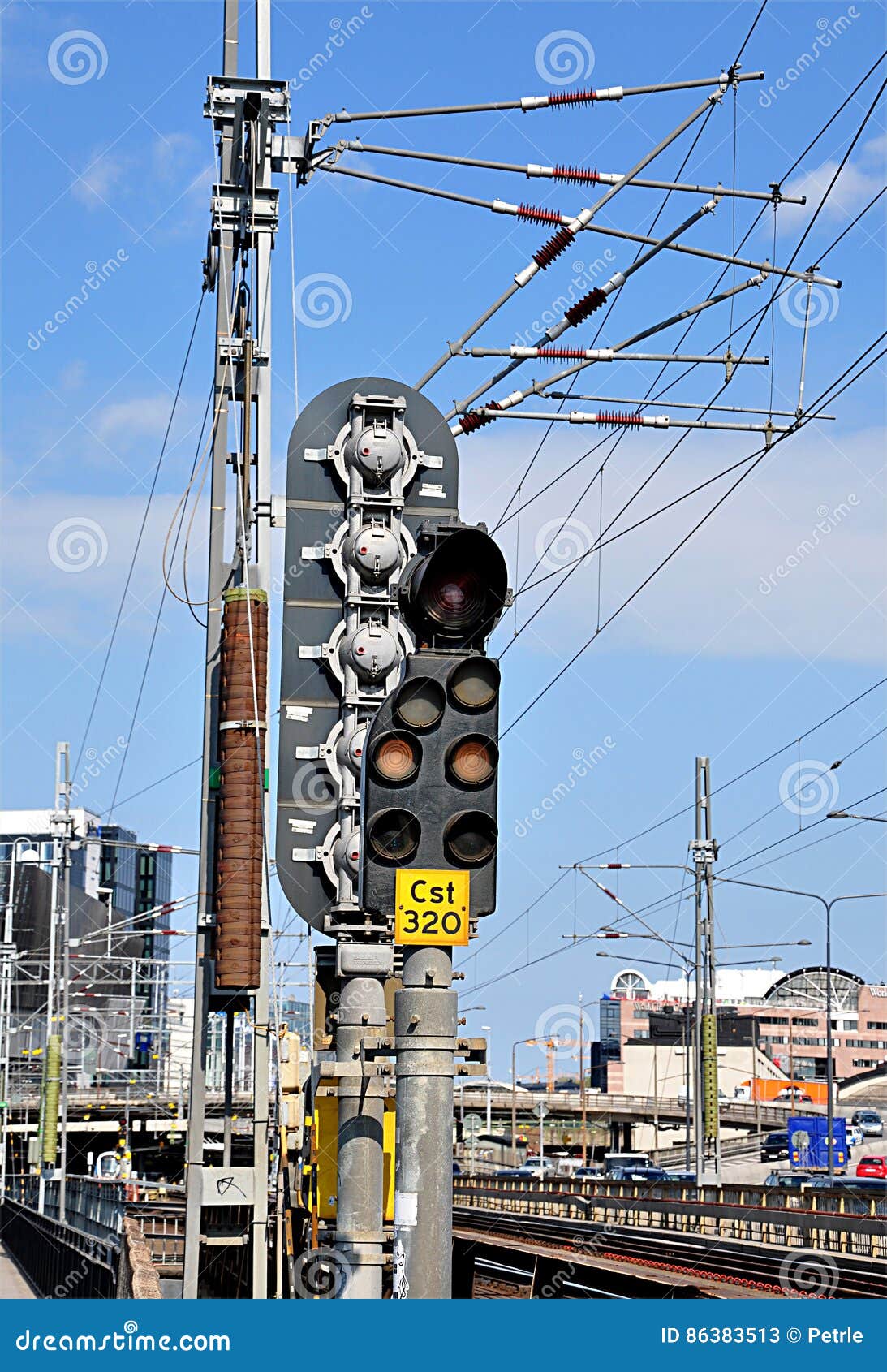 Railway Safety and Signaling Equipment Stock Image - Image of rail ...