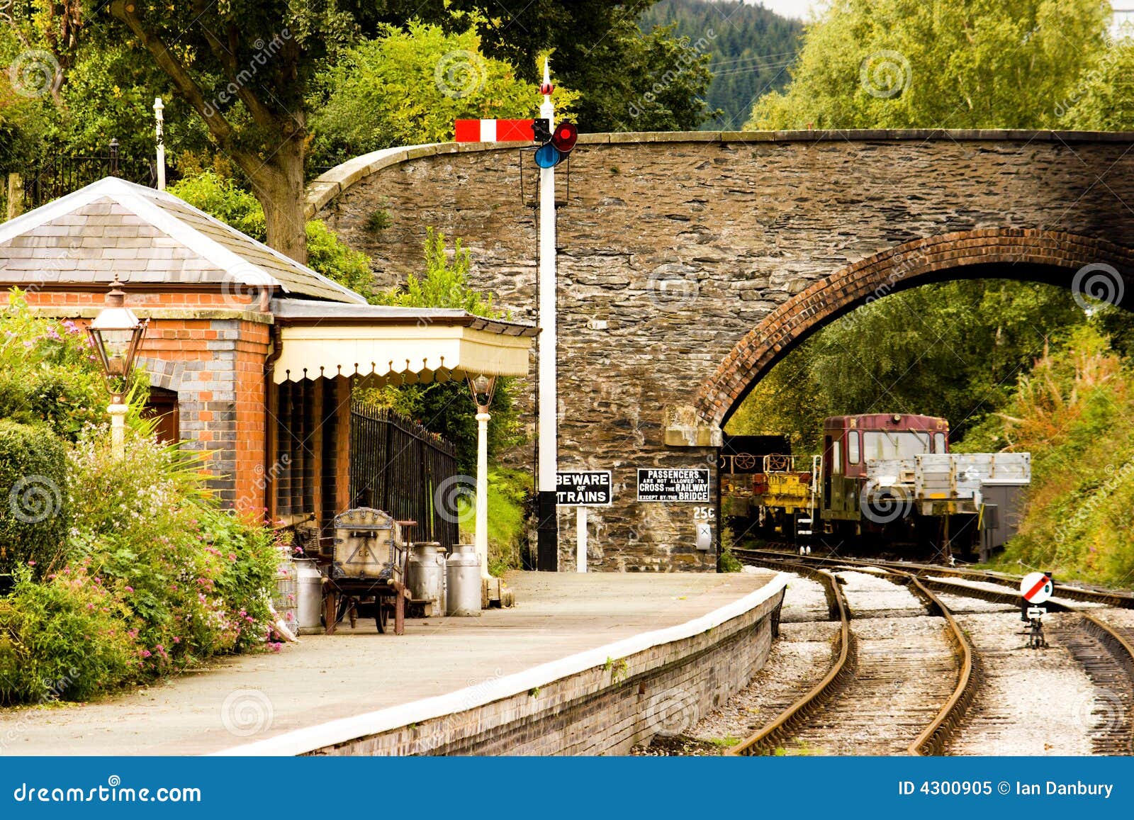 Railway scene stock image. Image of train, nostalgia, historical - 4300905