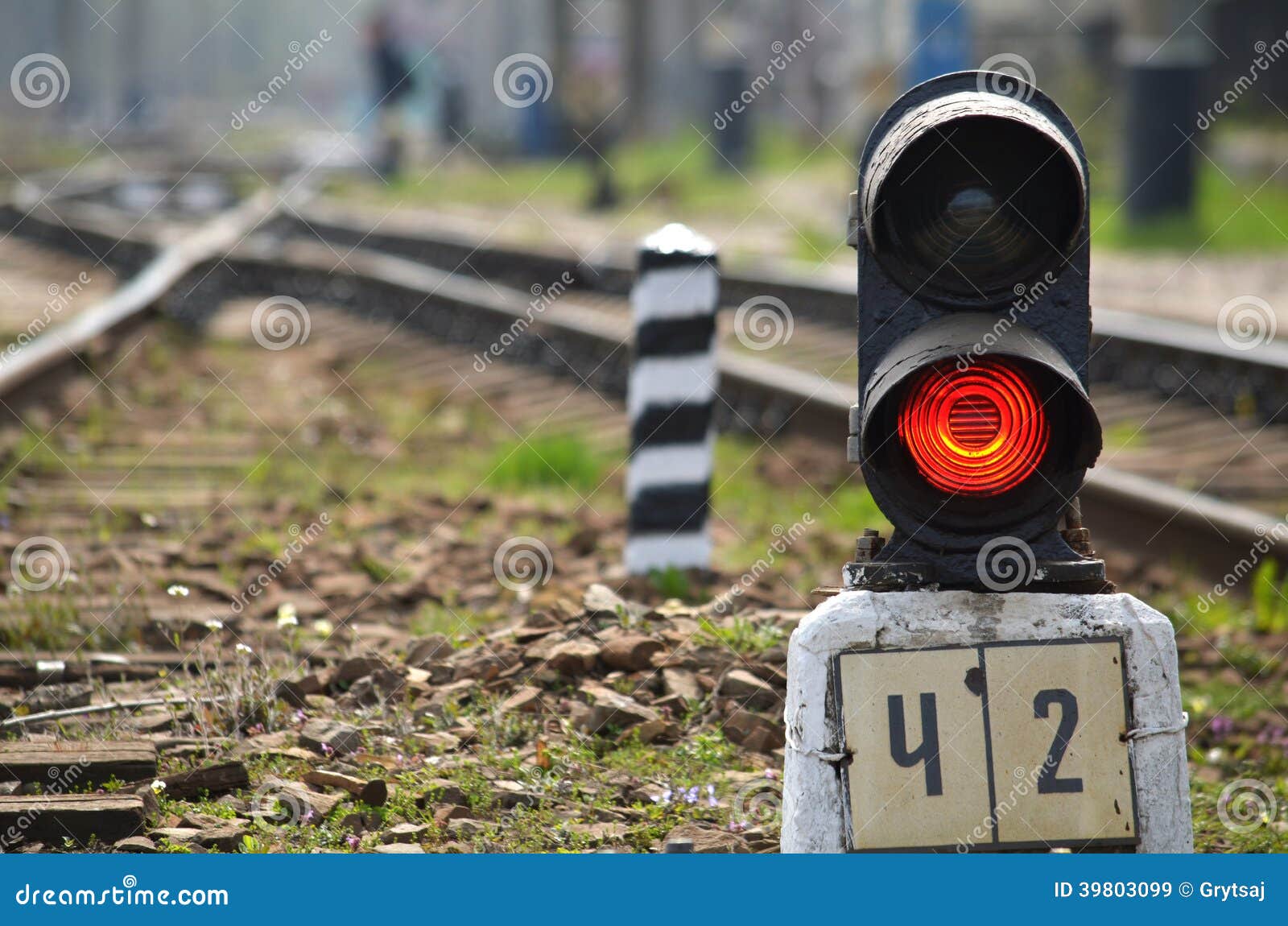 Railway Semaphore Royalty-Free Stock Photography | CartoonDealer.com ...