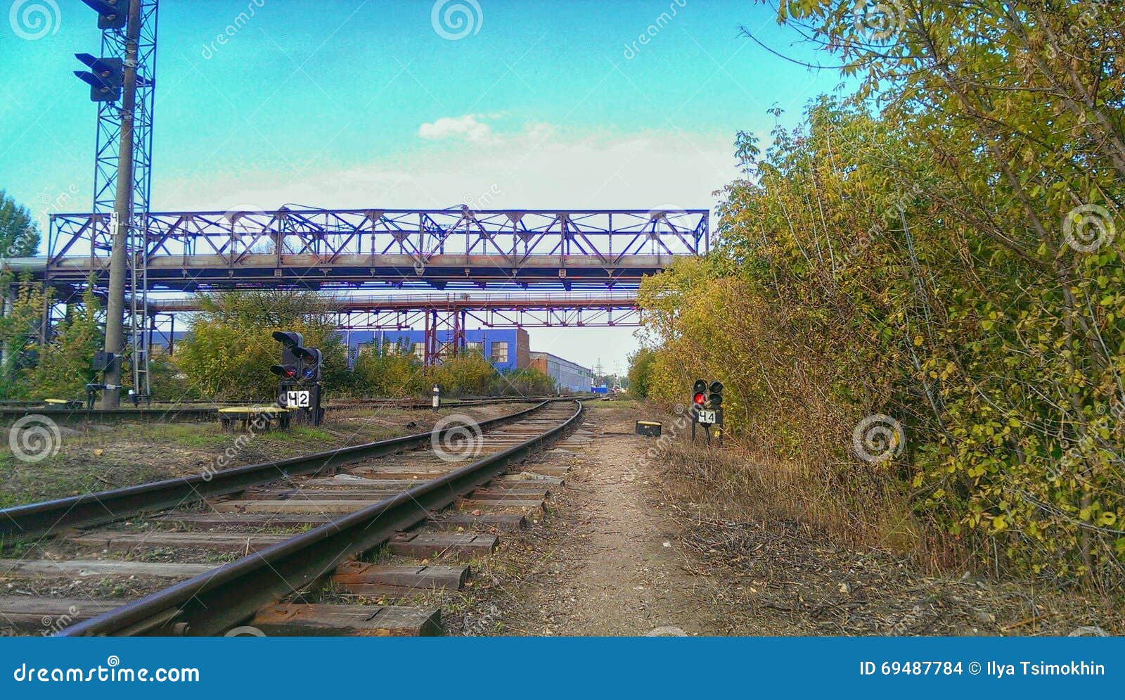 Railway siding stock photo. Image of tracks, transport - 69487784