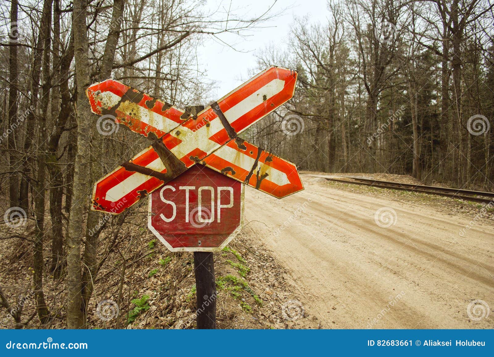 Railway sign stop stock image. Image of countryside, caution - 82683661