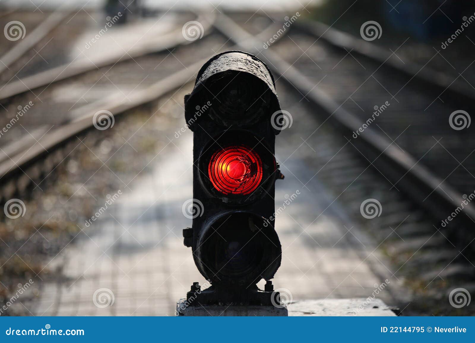 Railway Signal Light stock image. Image of branch, safe - 22144795