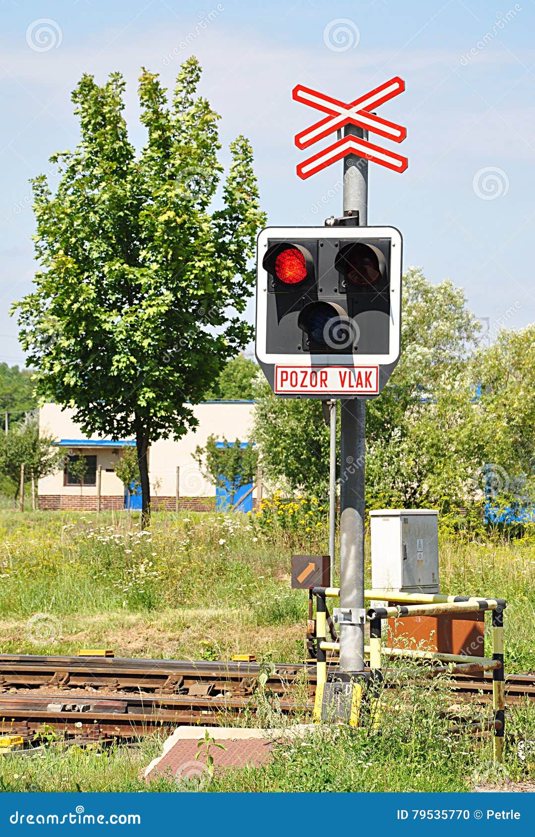 Railway signaling alarm stock photo. Image of iron, voltage - 79535770