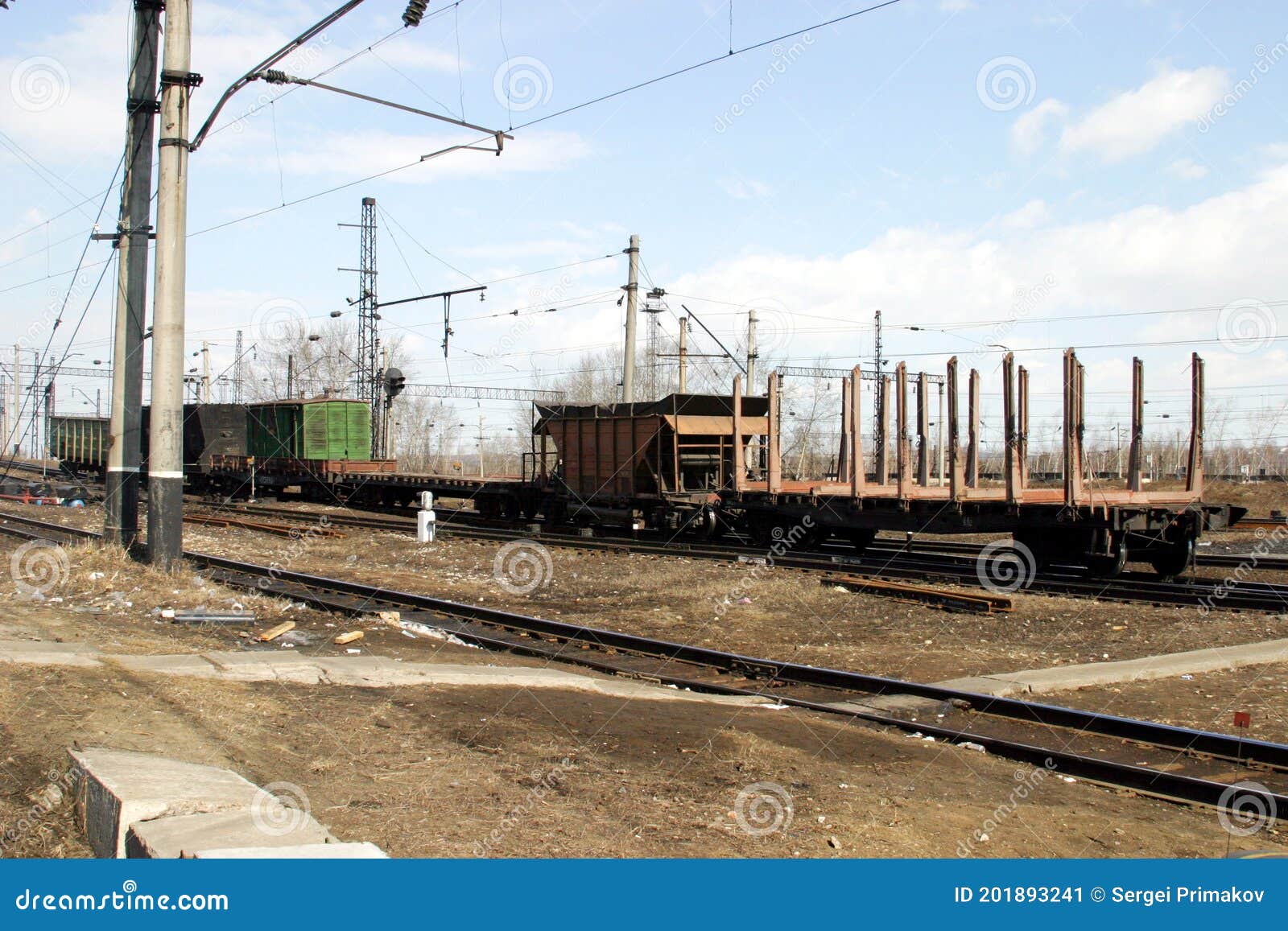 Railway sorting junction editorial photo. Image of diesel - 201893241