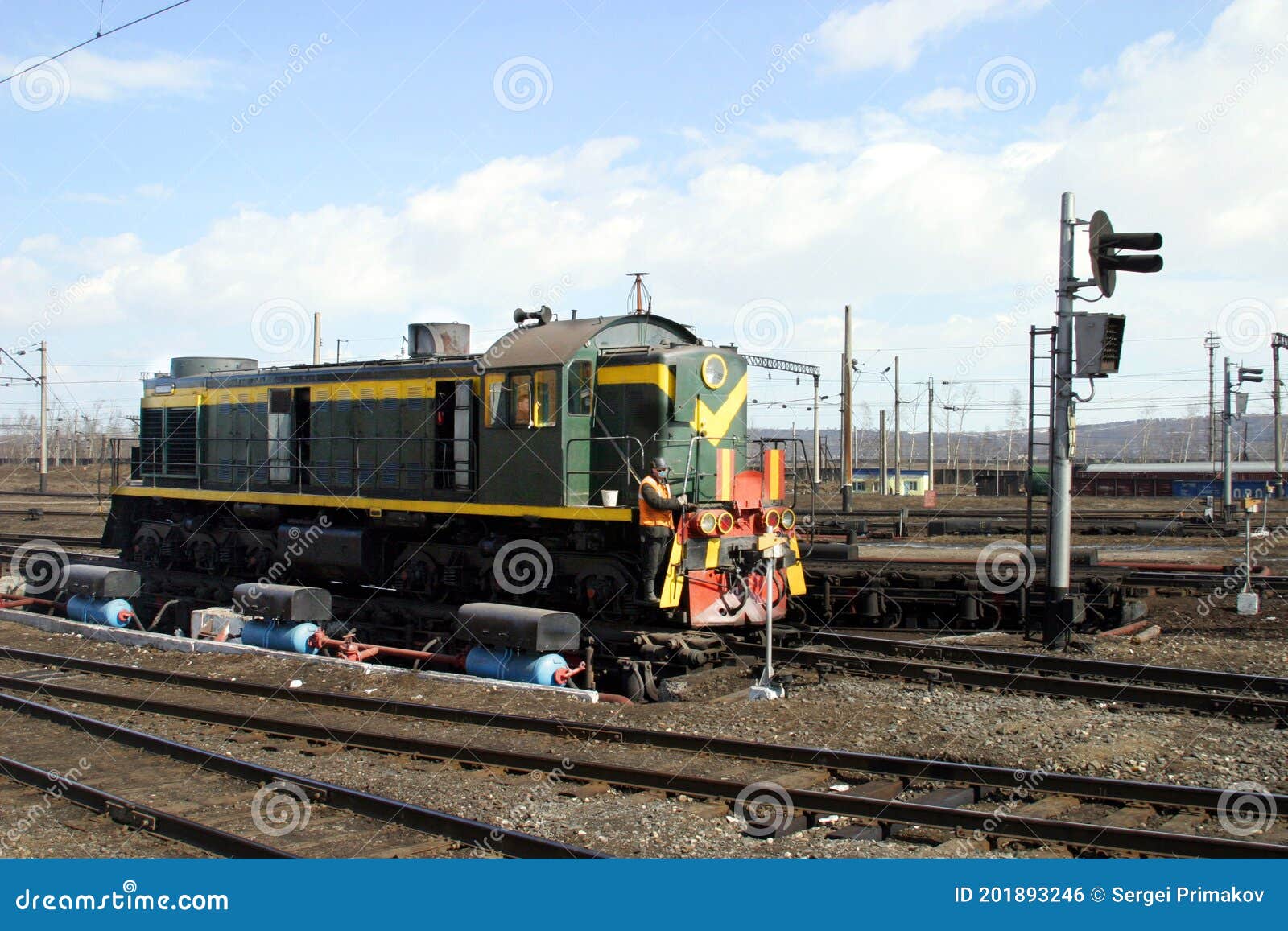 Railway sorting junction editorial photo. Image of logistic - 201893246