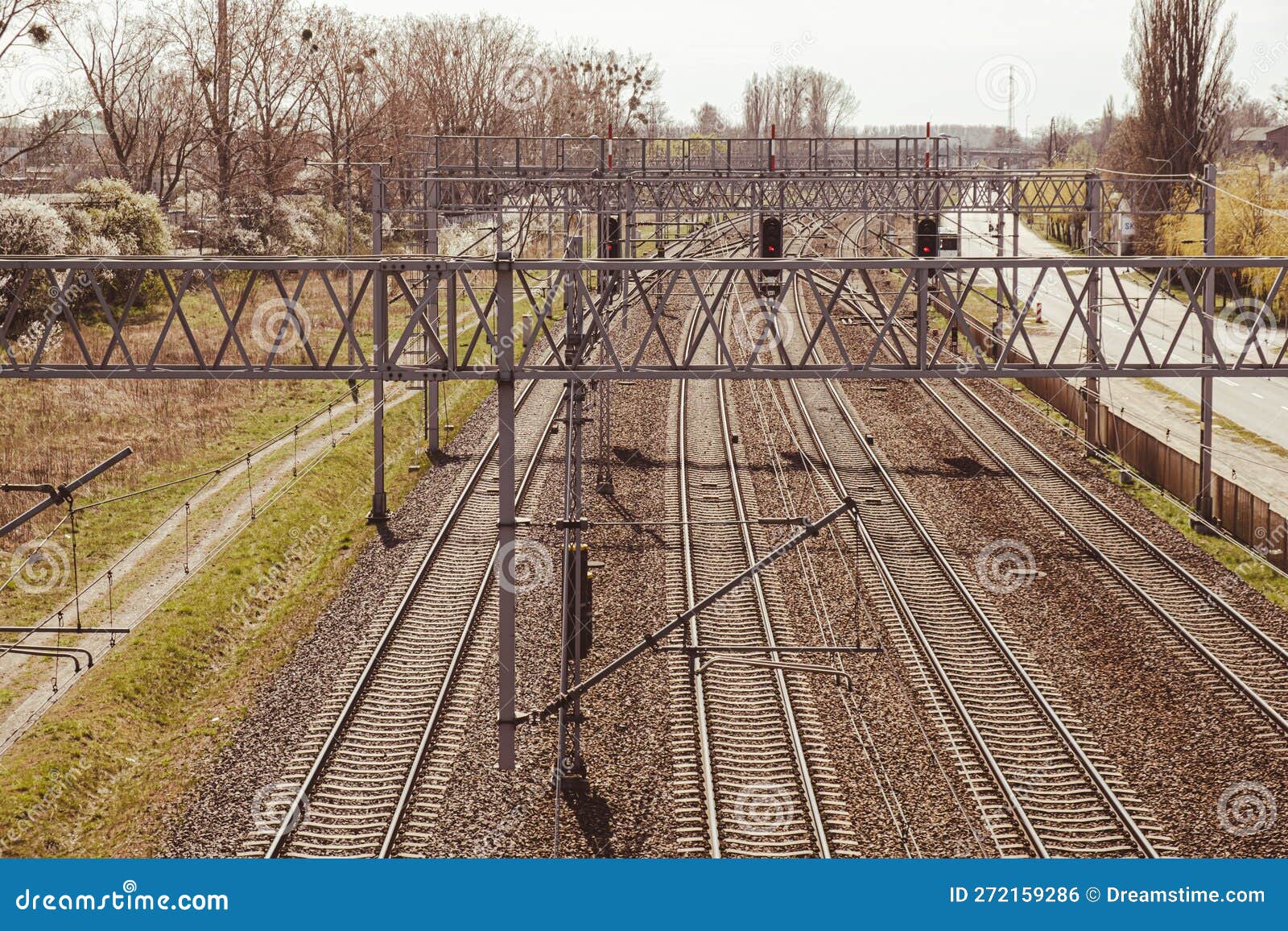 A Train Of Empty Old Carts For Peat Mining Royalty-Free Stock Photo ...