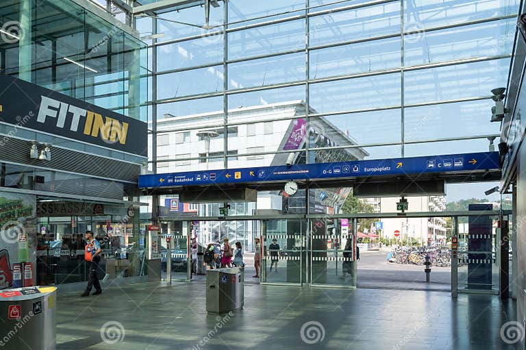 The Railway Station of Graz, Austria Editorial Image - Image of ...