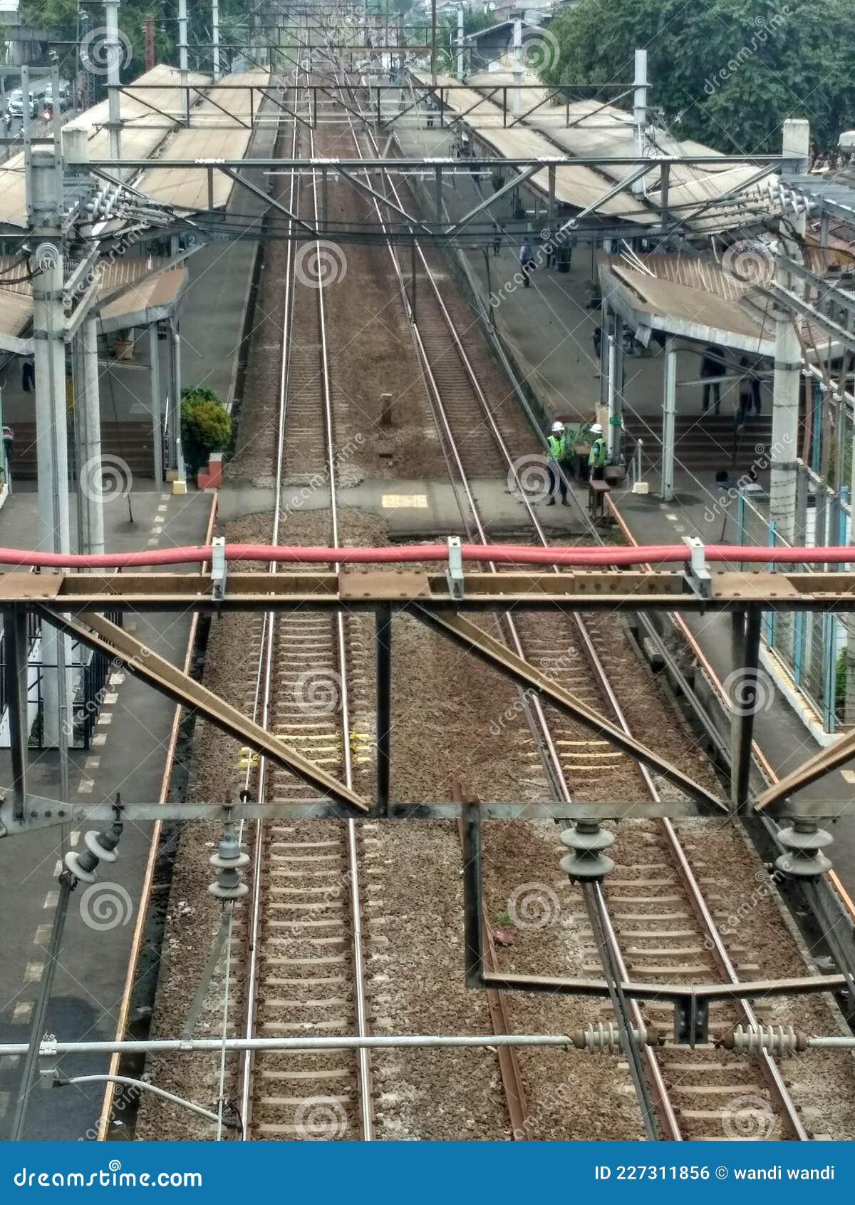 Railway Station in Java Land Editorial Photo - Image of land, station ...