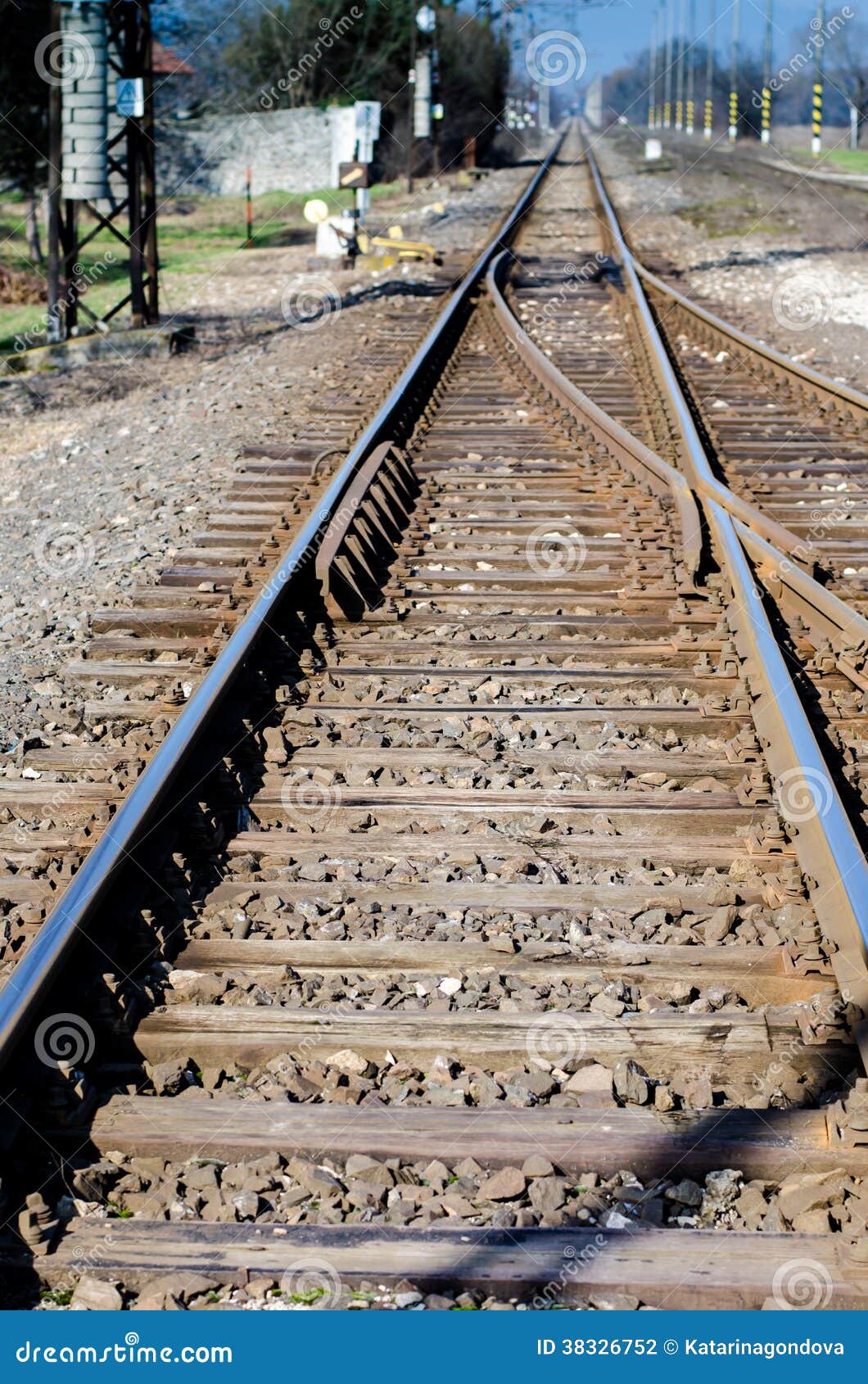 Railway station junctions stock photo. Image of wheel - 38326752