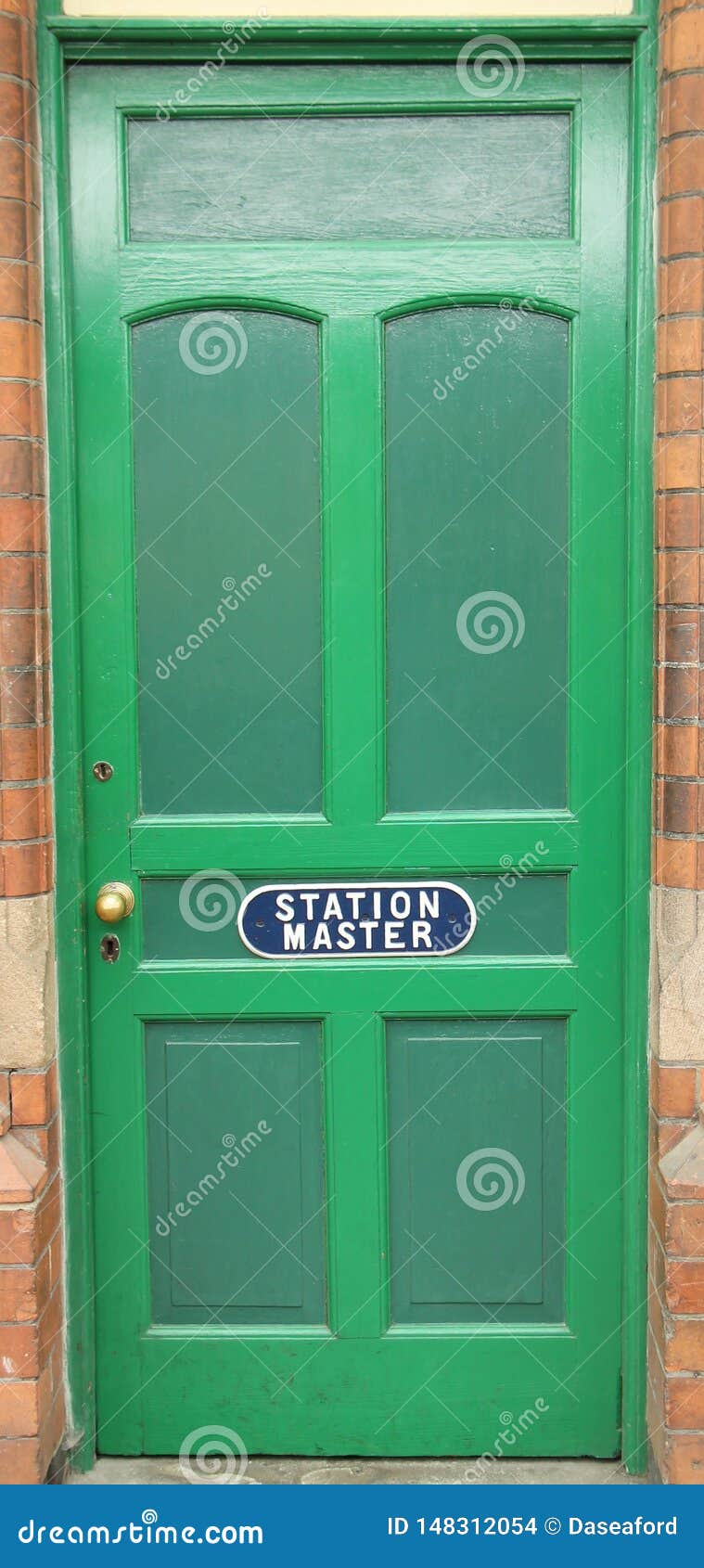 Station Master Sign Old Railway Platform Stock Photo | CartoonDealer ...