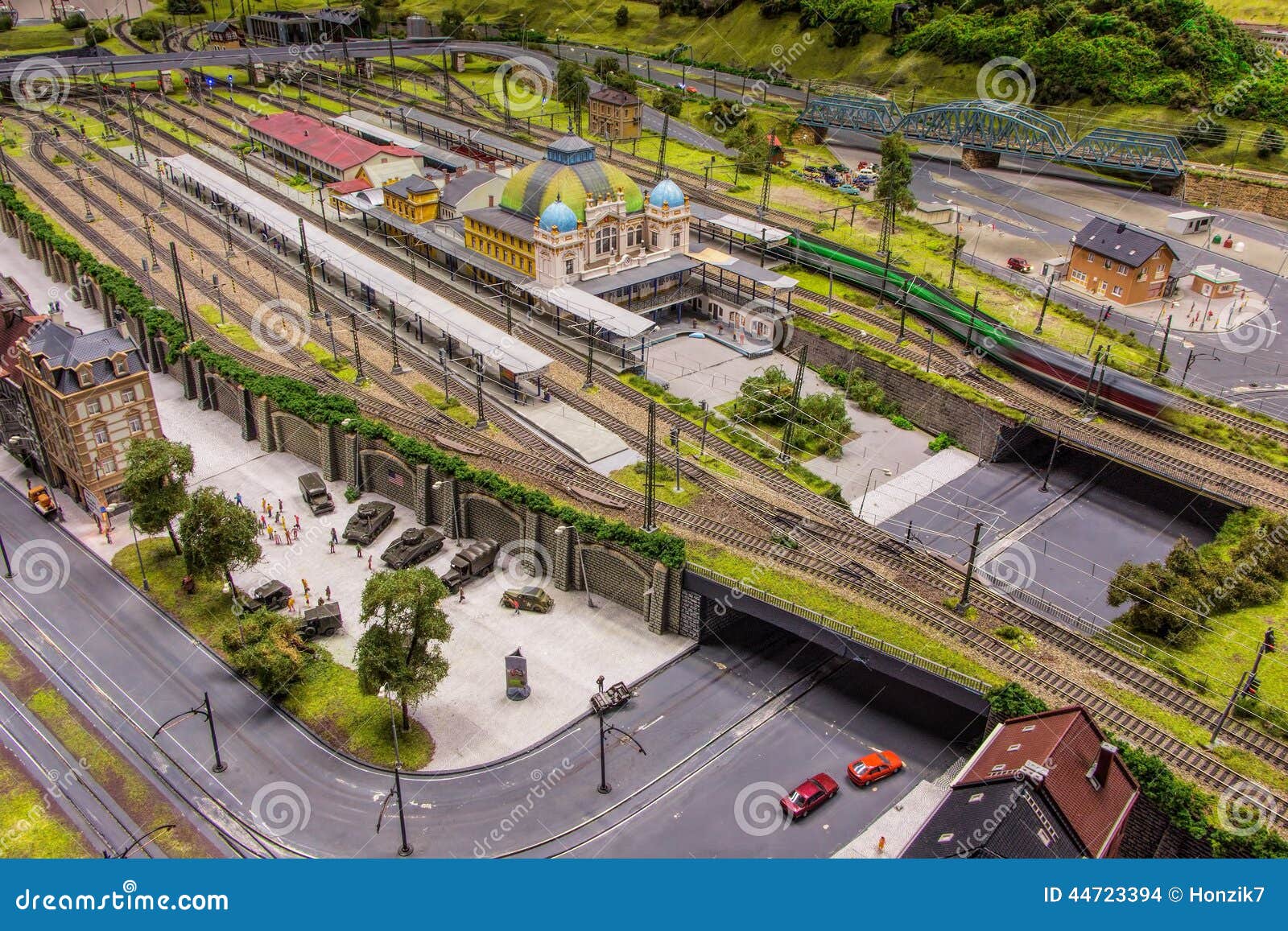 Railway station model stock photo. Image of travel, rail - 44723394