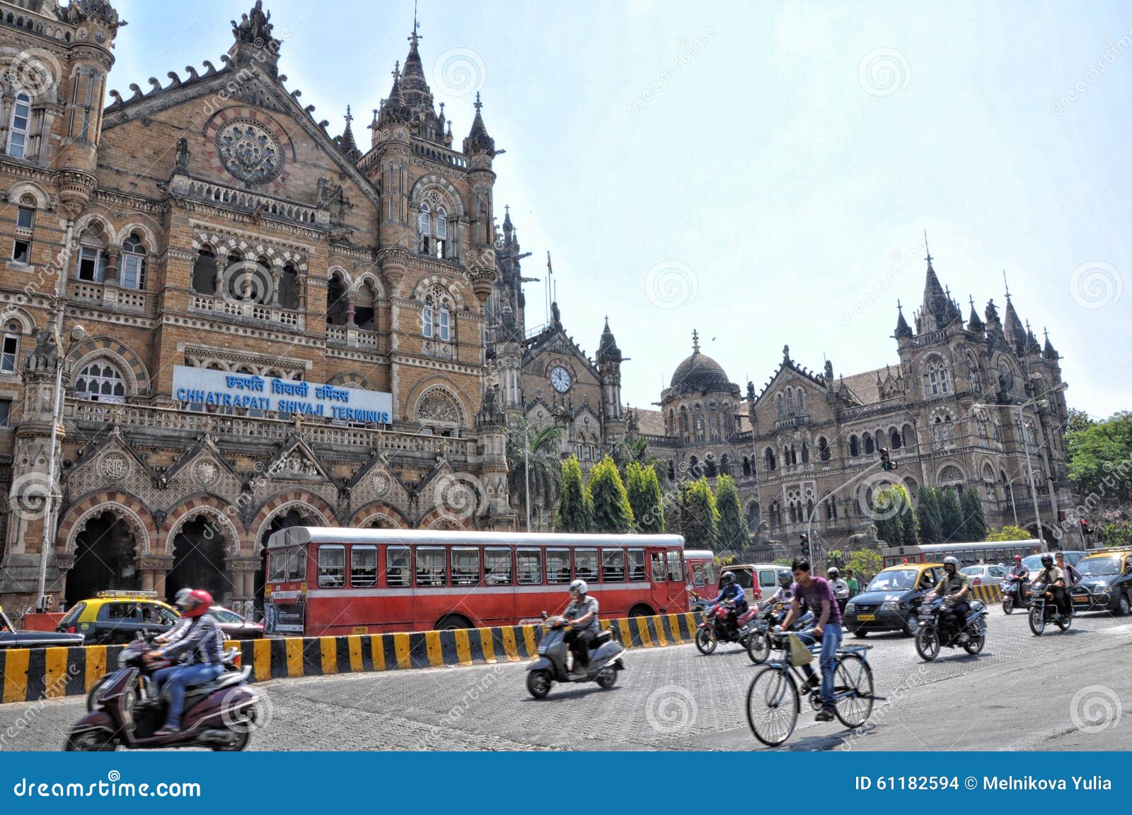Railway Station Old Building in Mumbai Editorial Stock Image - Image of ...