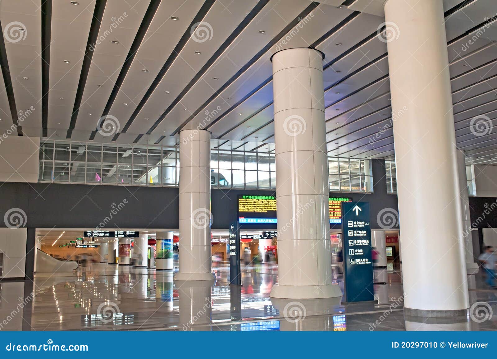 Railway Station - Outbound Hall Stock Photo - Image of outbound, south ...