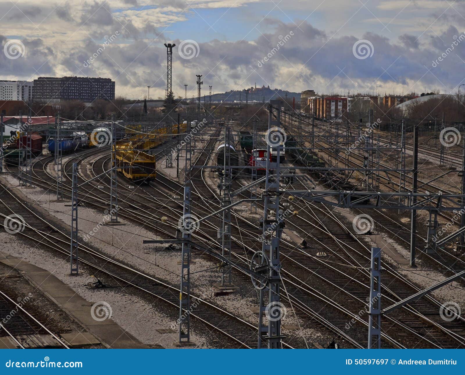 Railway Station stock image. Image of railway, metal - 50597697