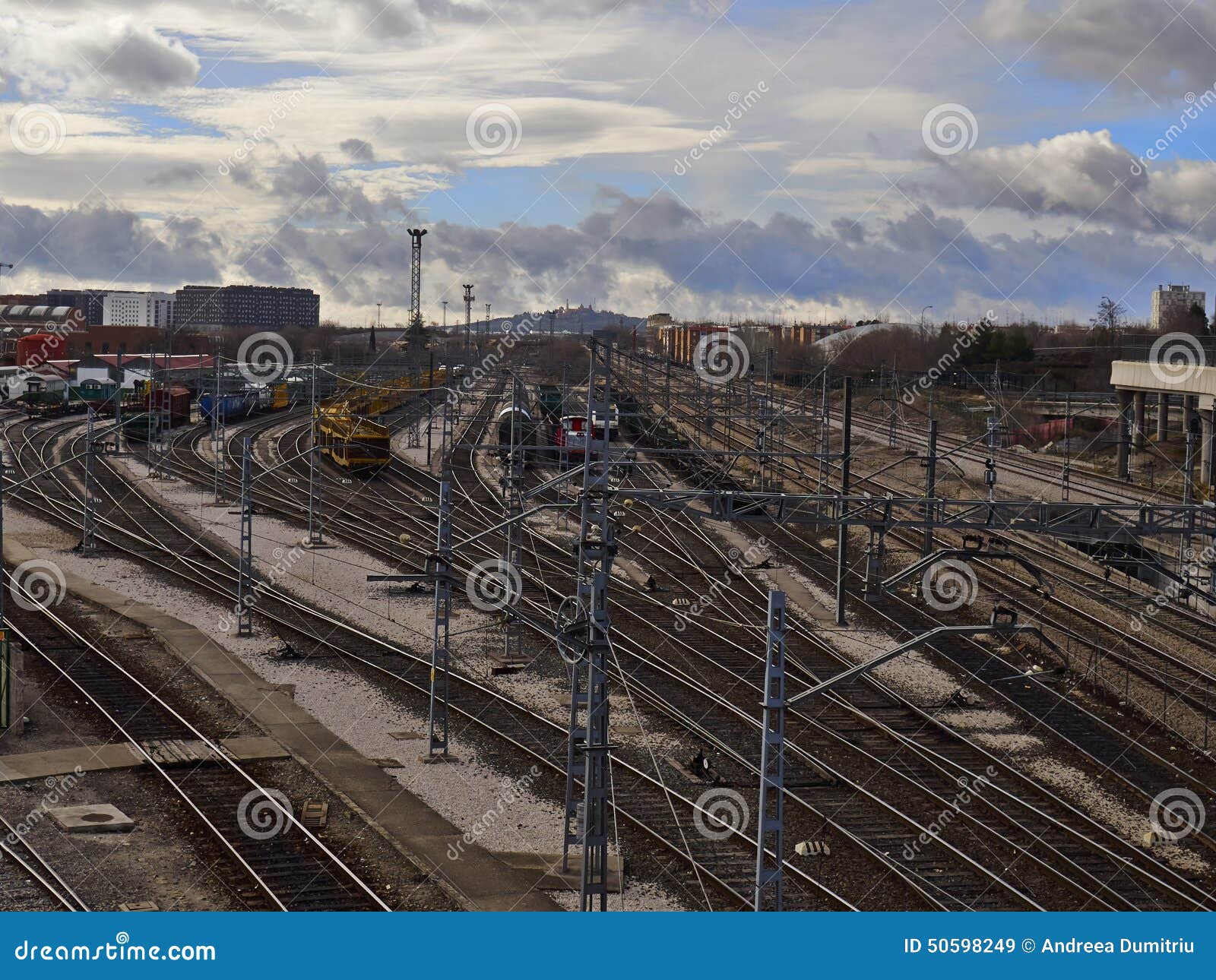 Railway Station stock image. Image of rail, white, transport - 50598249