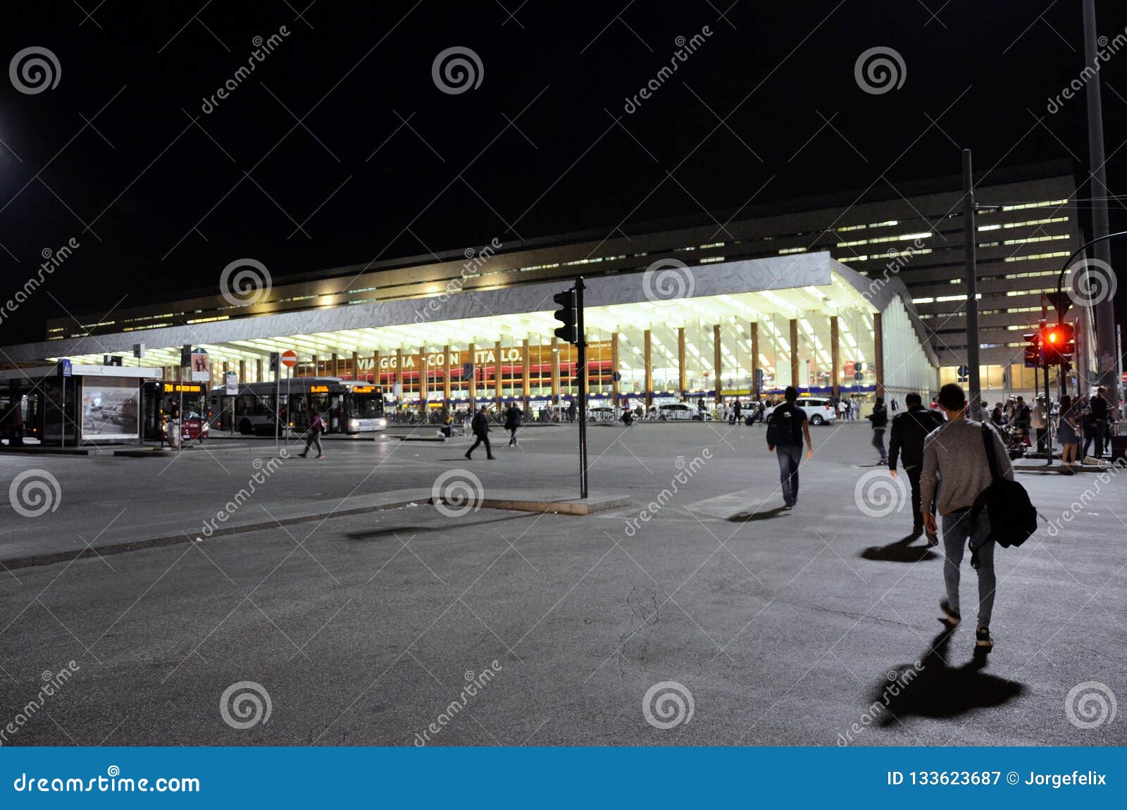 The Railway Station of Rome Editorial Photography - Image of urban ...