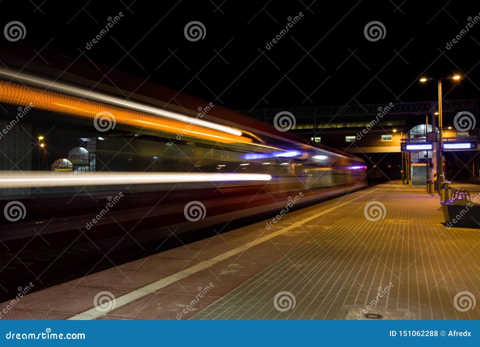 Railway Station, Shadow of the Train Stock Photo - Image of shadow ...
