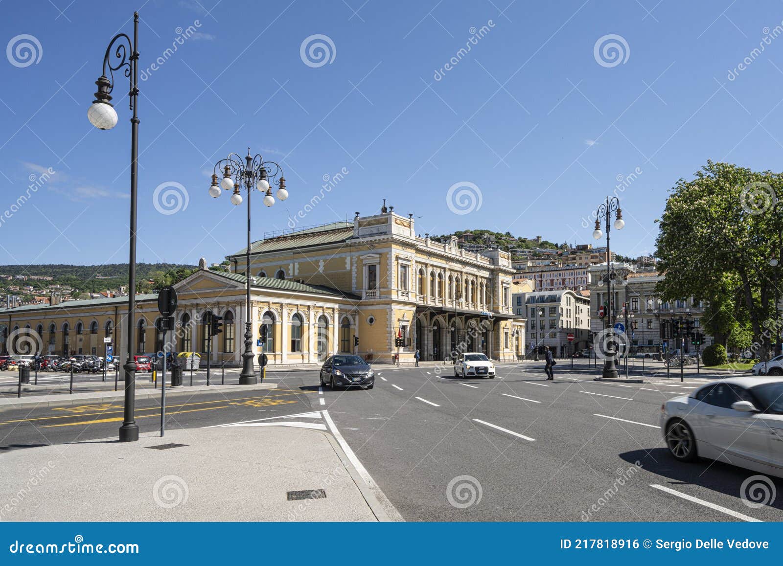 Railway station in Trieste editorial photo. Image of public - 217818916