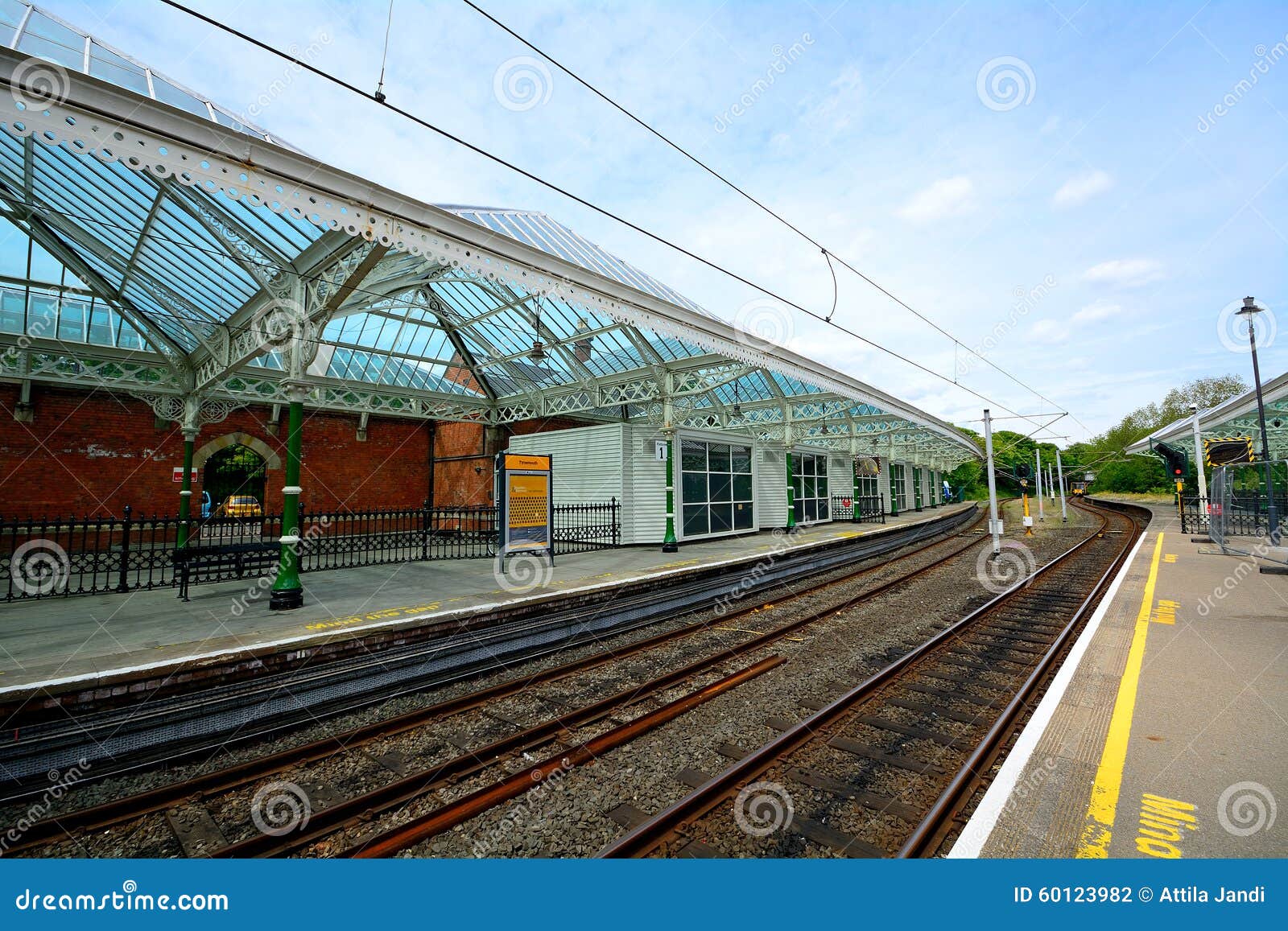 Railway Station, Tynemouth, England Editorial Photography - Image of ...