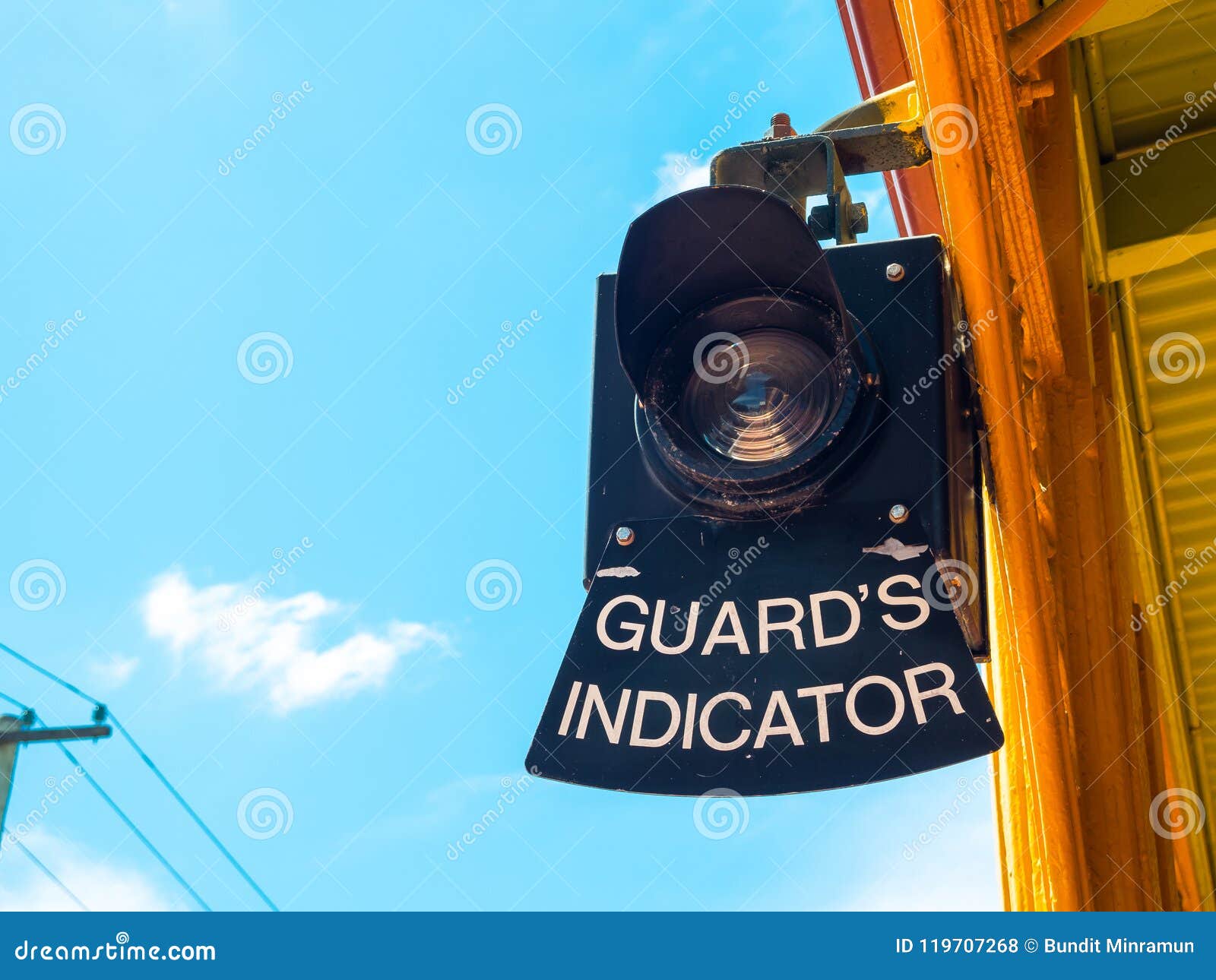 Railway Stations Light Guards Indicator. Stock Photography ...