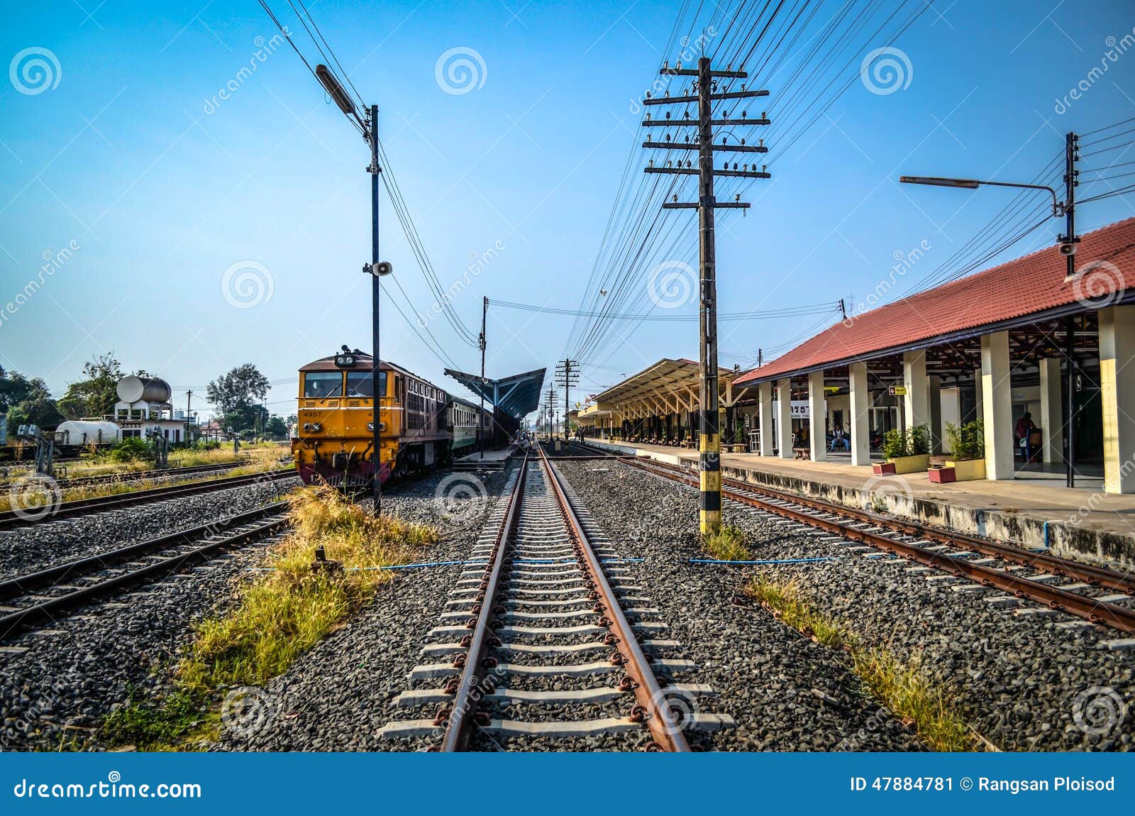 Railway Stations Light Guards Indicator. Stock Photography ...