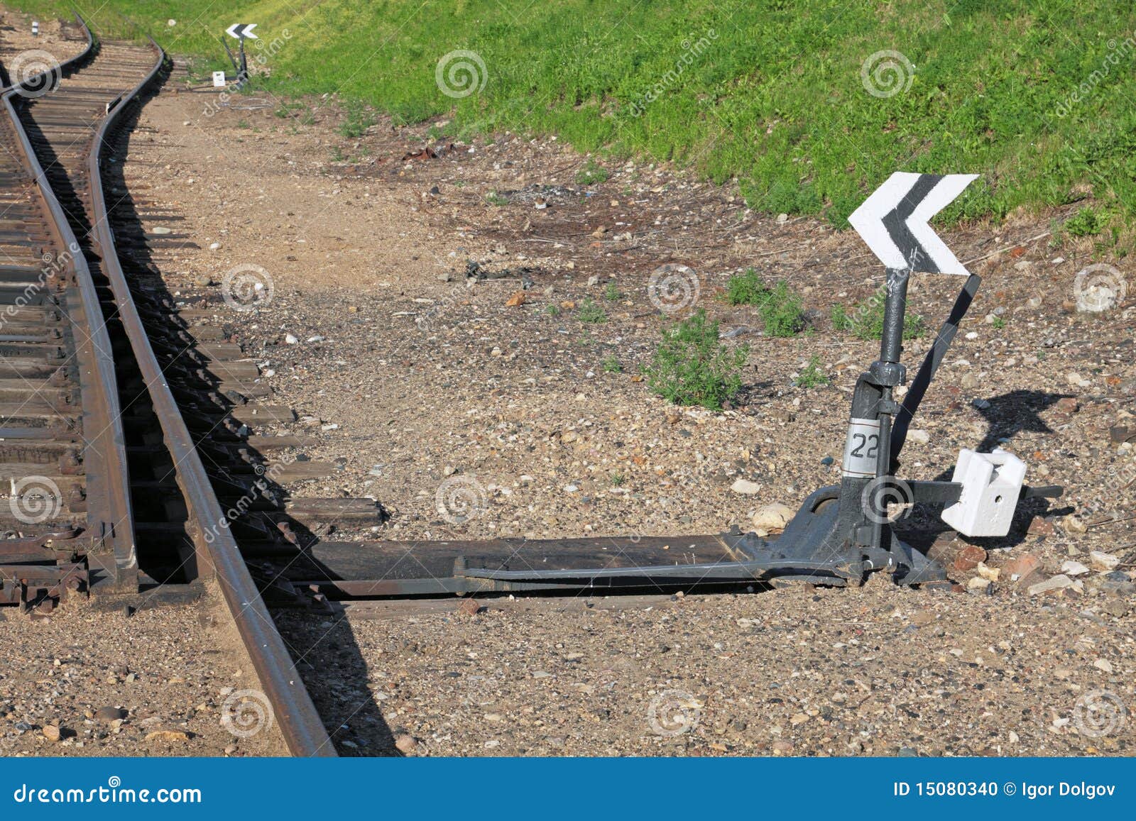 Railway switch stock photo. Image of points, train, object - 15080340