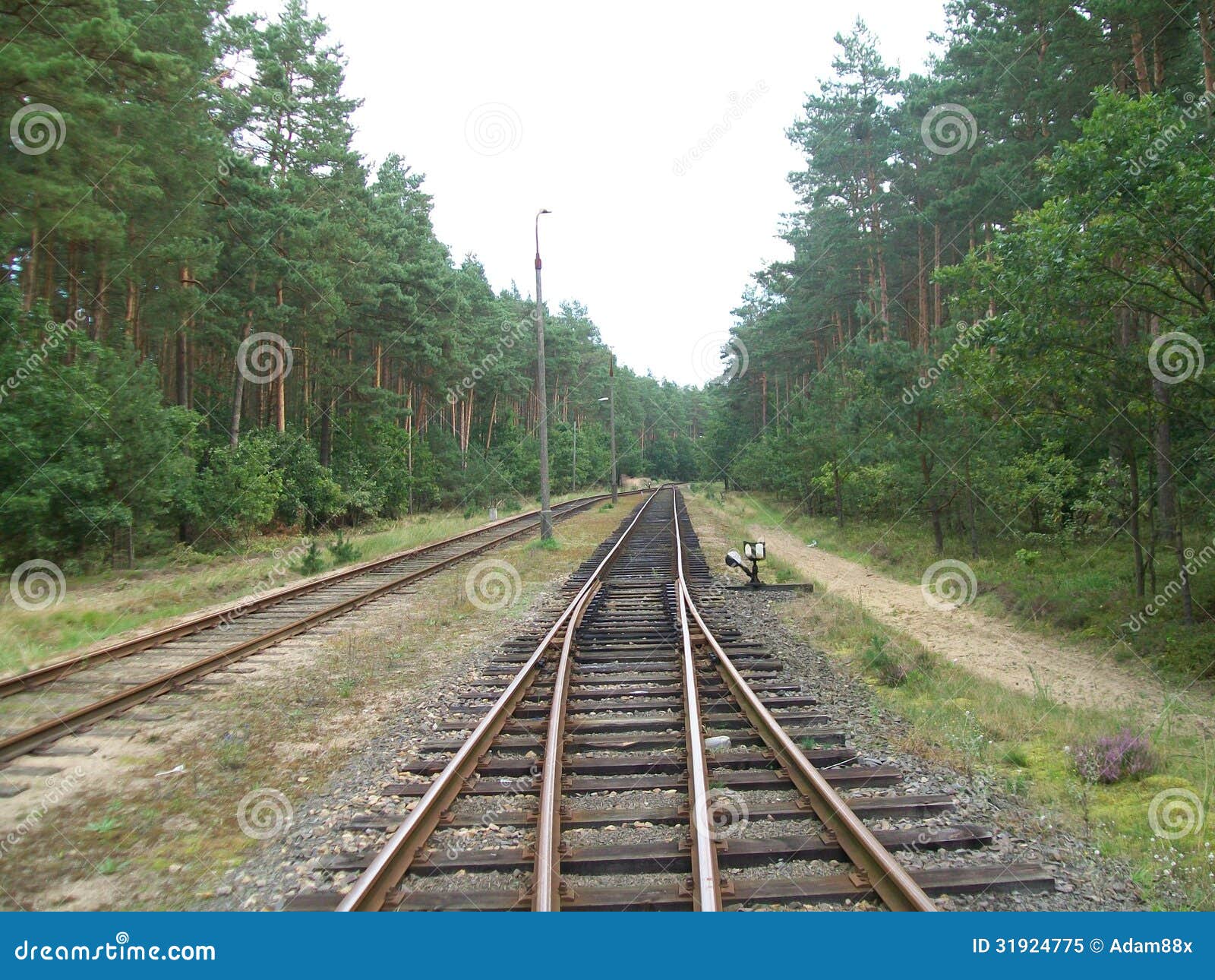 Railway switch change stock image. Image of metal, depart - 31924775