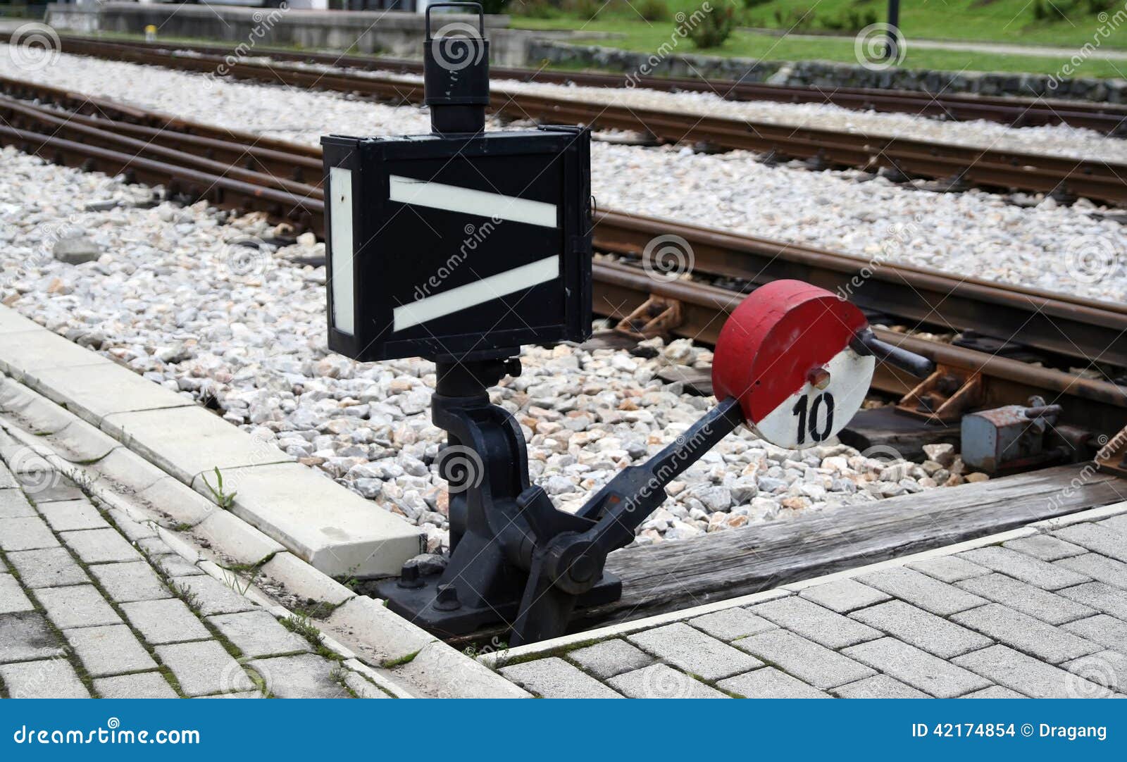 Railway switch stock photo. Image of rusty, shipping - 42174854