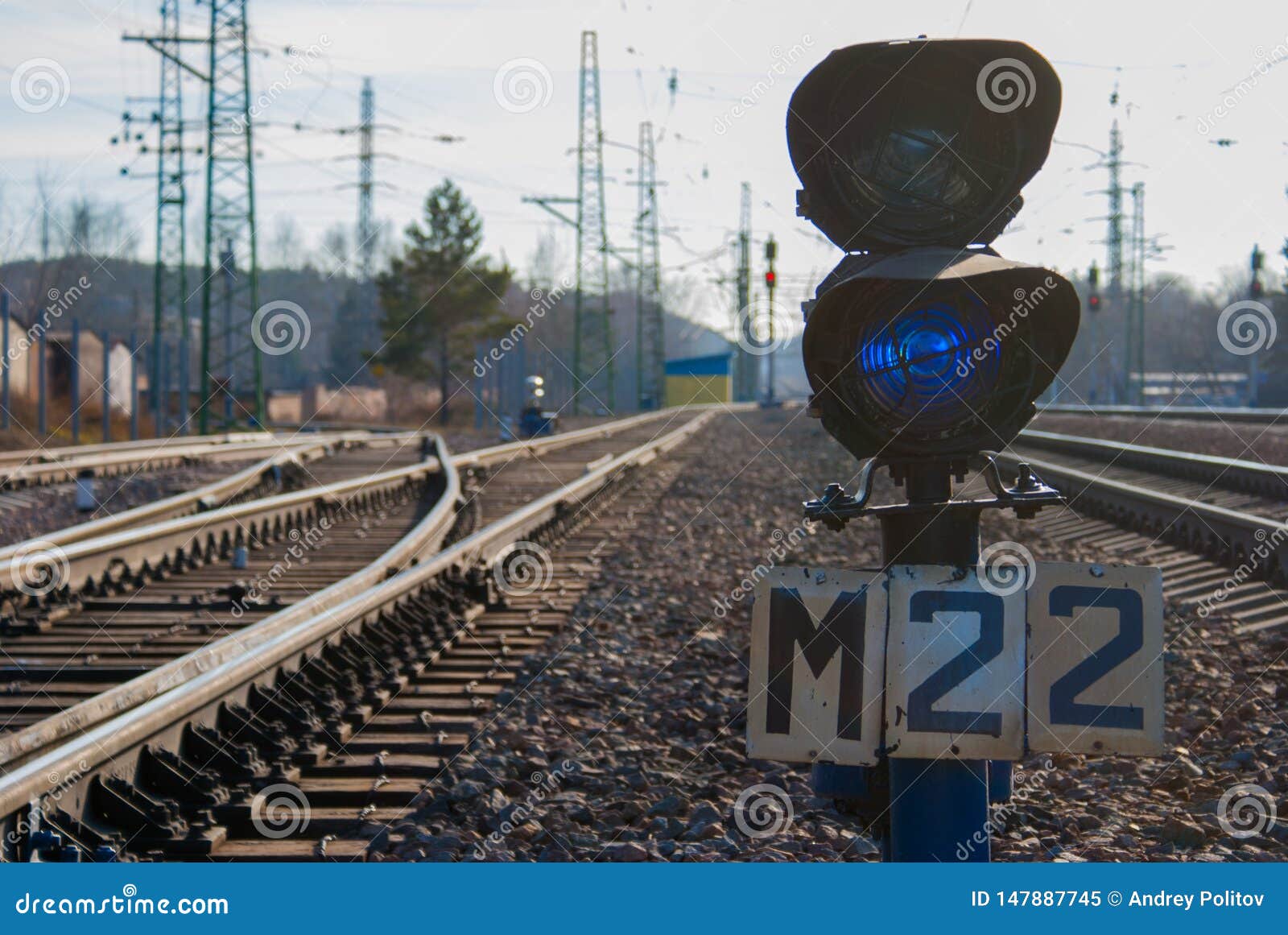 Railway Semaphores Royalty-Free Stock Photography | CartoonDealer.com ...